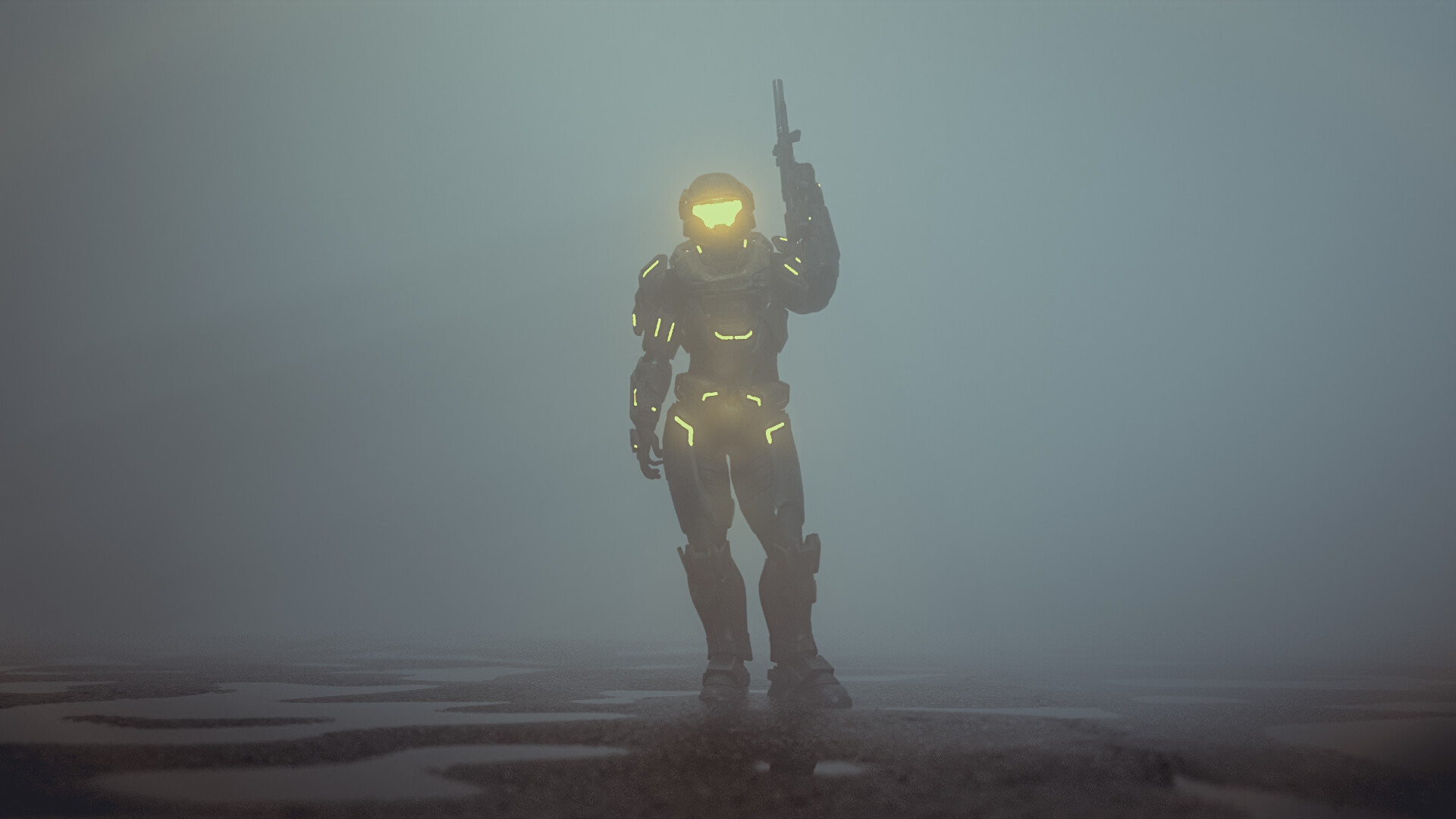 ArtStation - halo character render