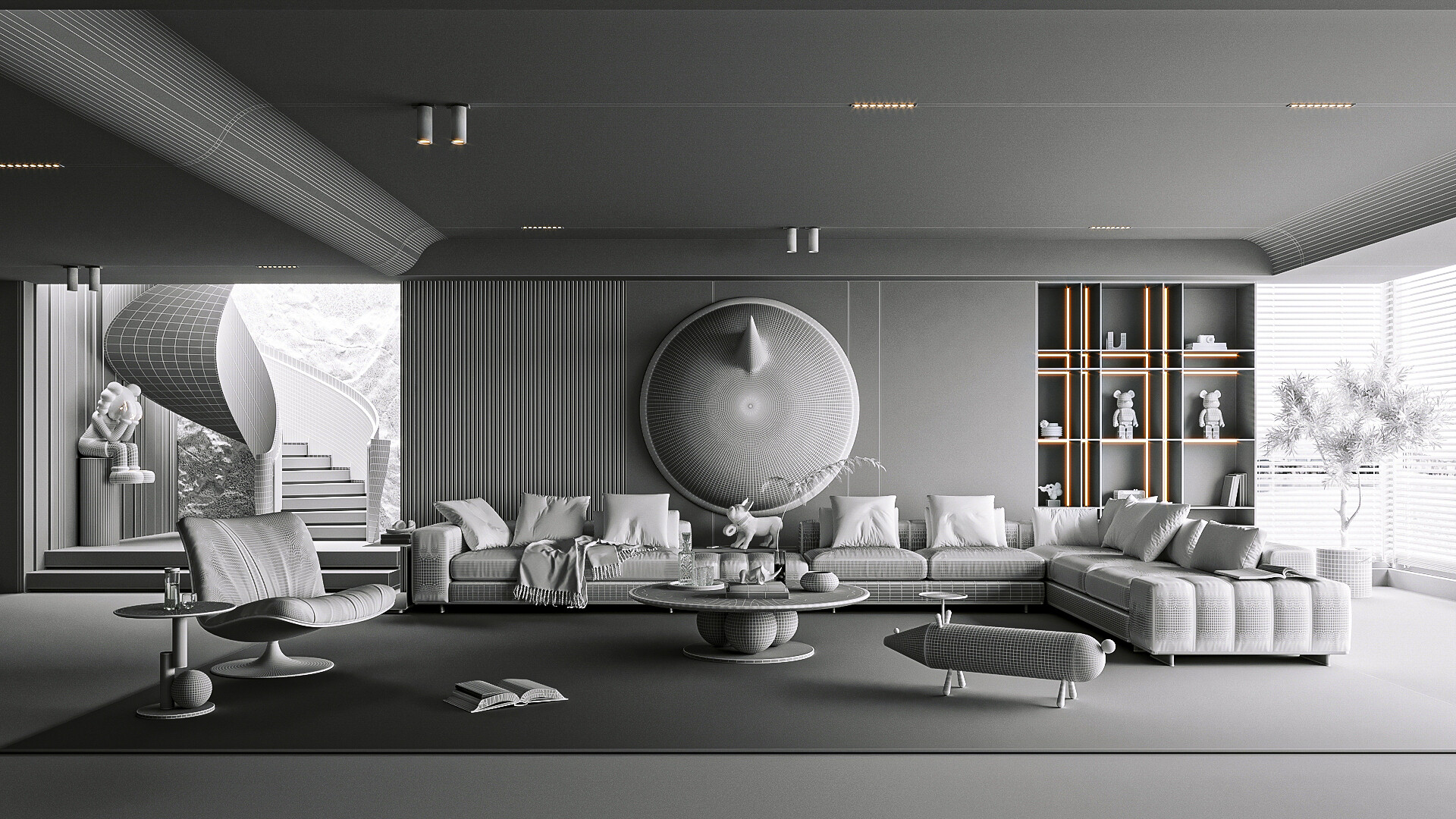 Archviz Hub - Design and Visualize Your Ideas - Excellent living room 02