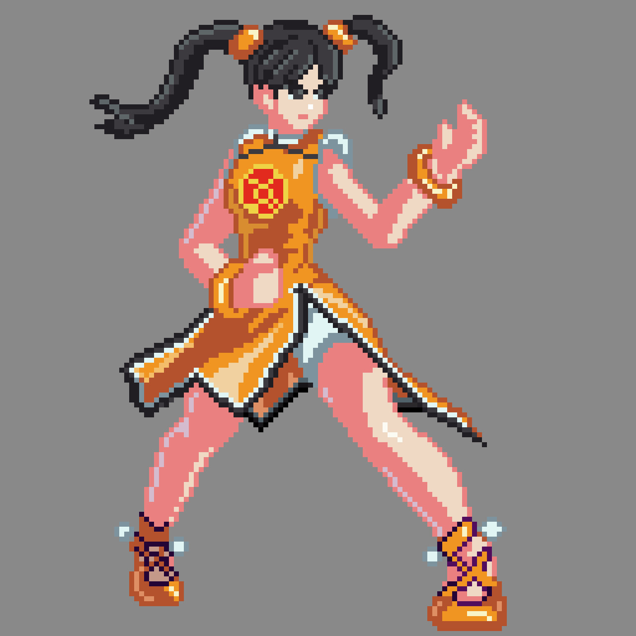 ArtStation - Tekken Xiaoyu Pixel Art Fan Art