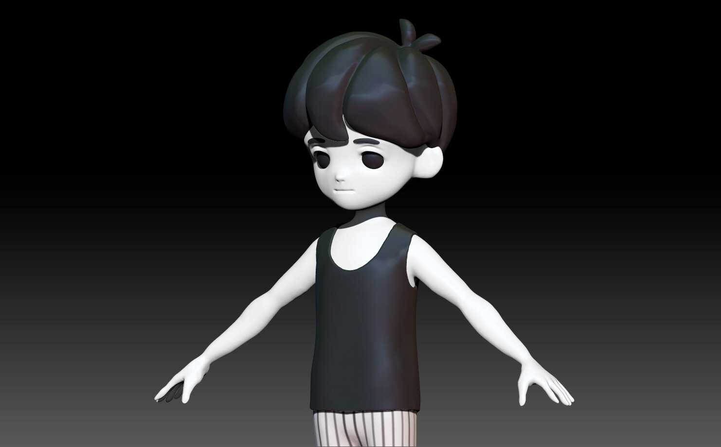 ArtStation - Omori modelado