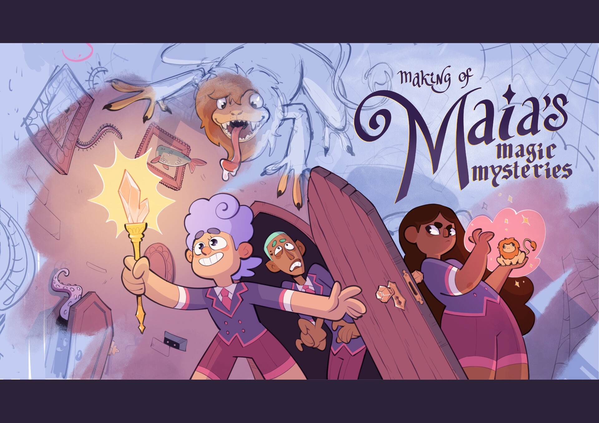 ArtStation - Making of Maia’s Magic Mysteries