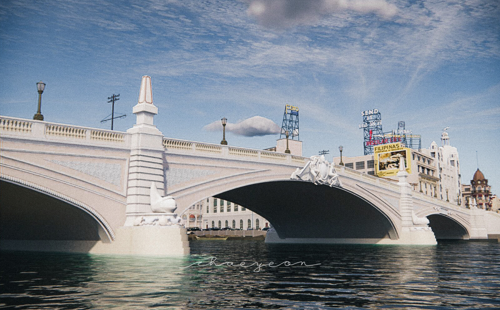 ArtStation - Digital Manila 3D: Jones Bridge