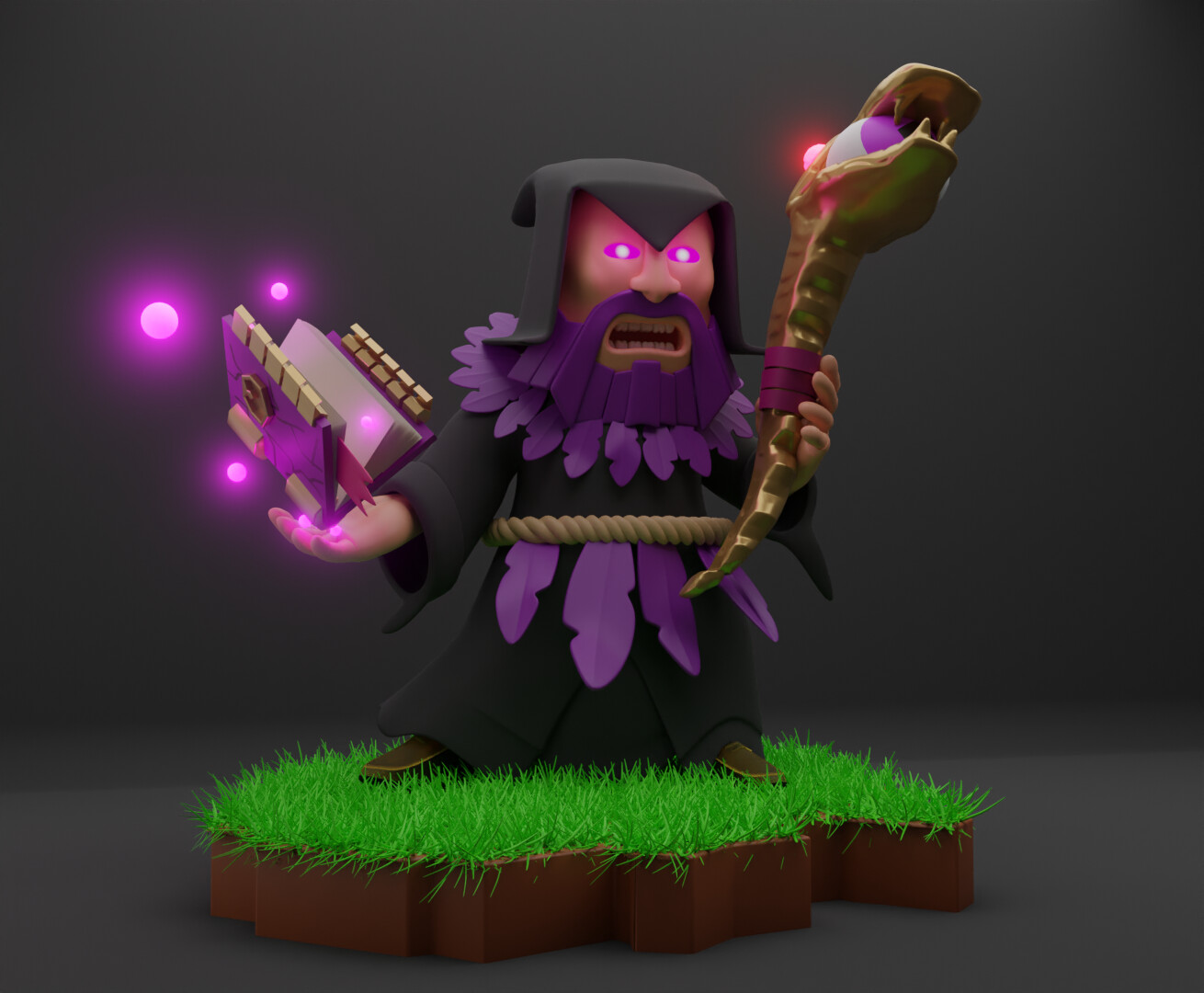 ArtStation - purple wardarn