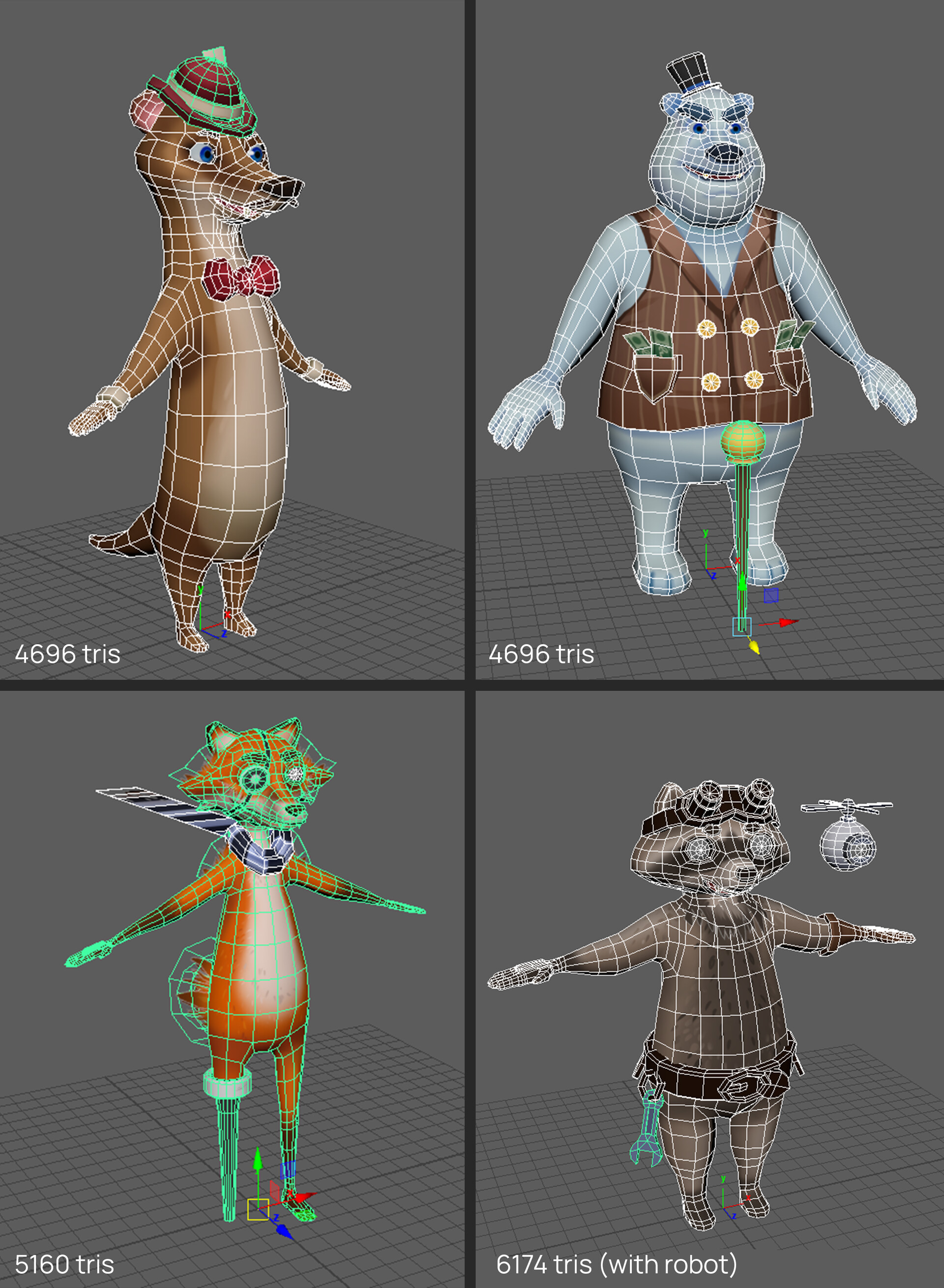 Weasel Cartoon Characters Villains
