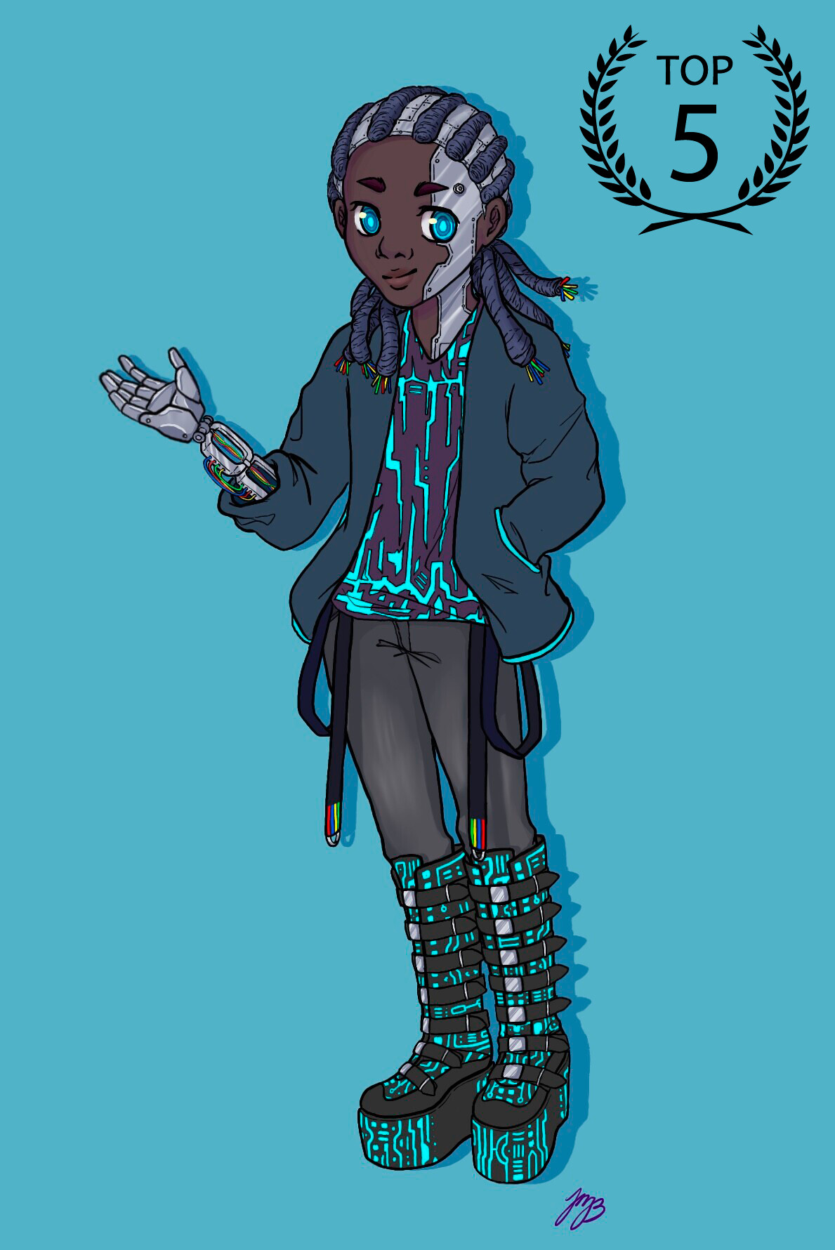 ArtStation - Cyber Surfer