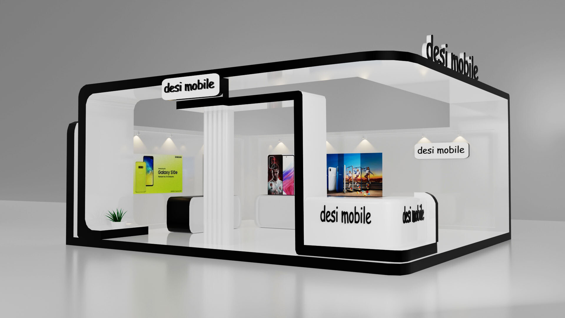 ArtStation - 3d exuviation stall design