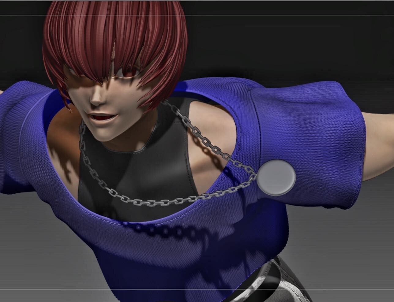 ArtStation - Chris from King of Fighters