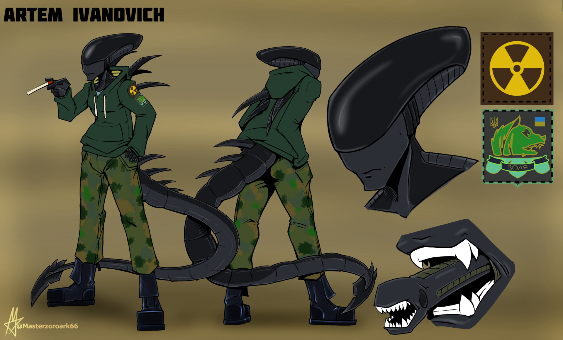 ArtStation - Artem- ref sheet redesign 2022