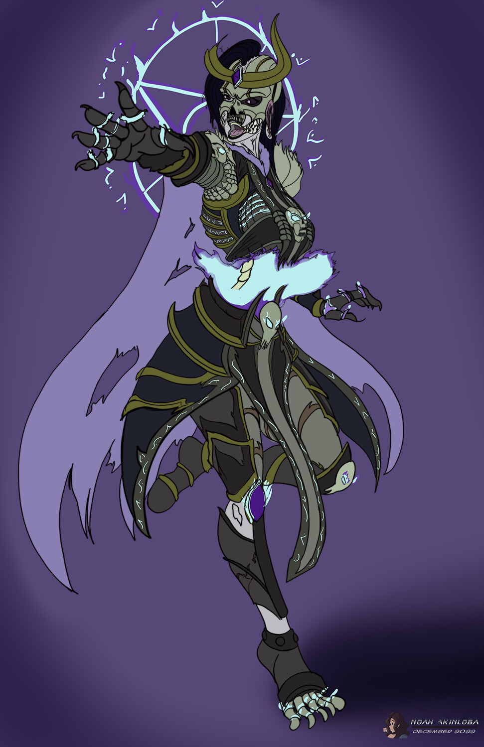 ArtStation - Hel Knight Skin - Necromantic Herald Solo