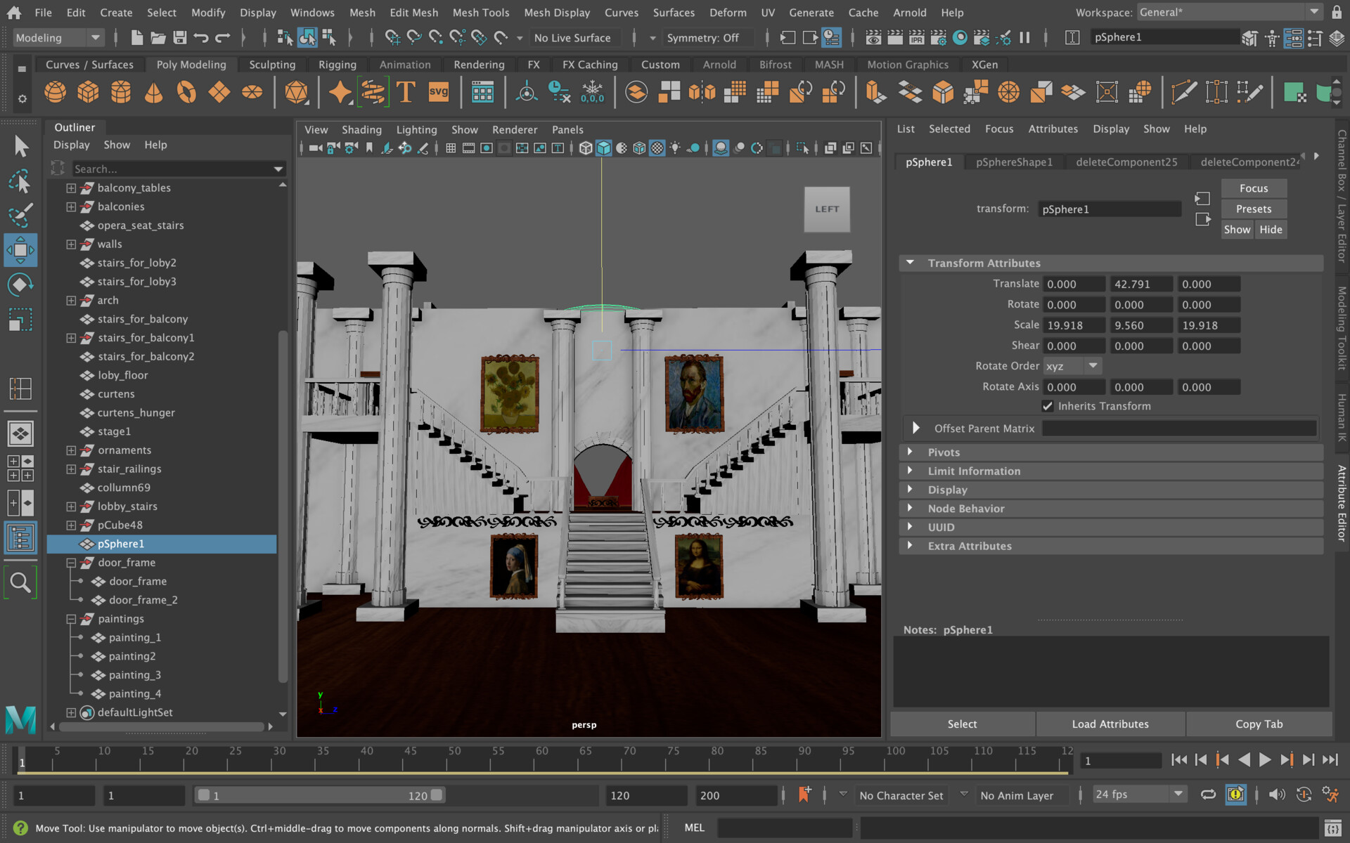 ArtStation - Opera 3D Model Maya