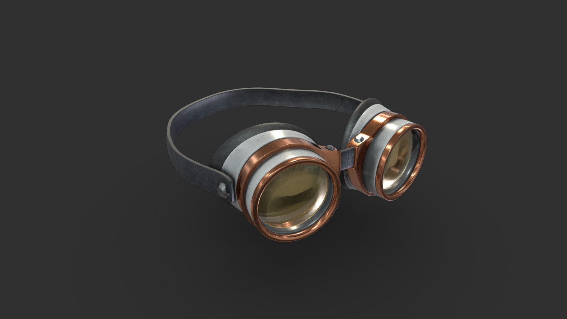 ArtStation - Steampunk Goggles 3d Concept