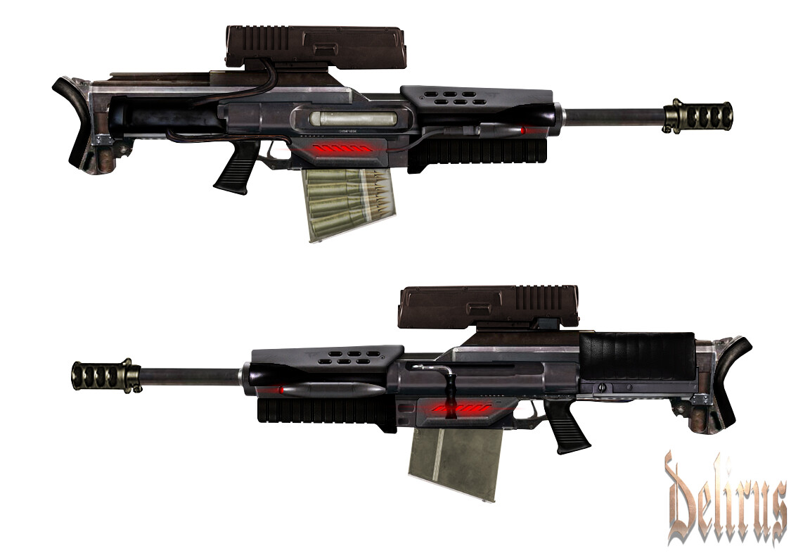 ArtStation - Anti-mech rifle