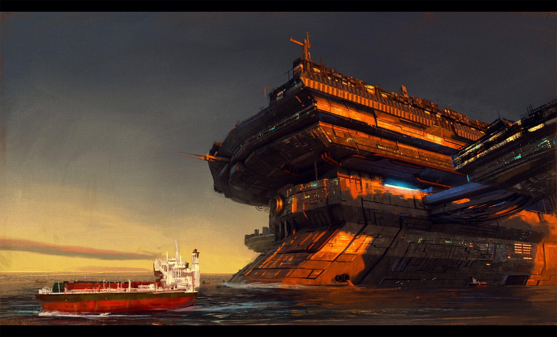 ArtStation - Floating city