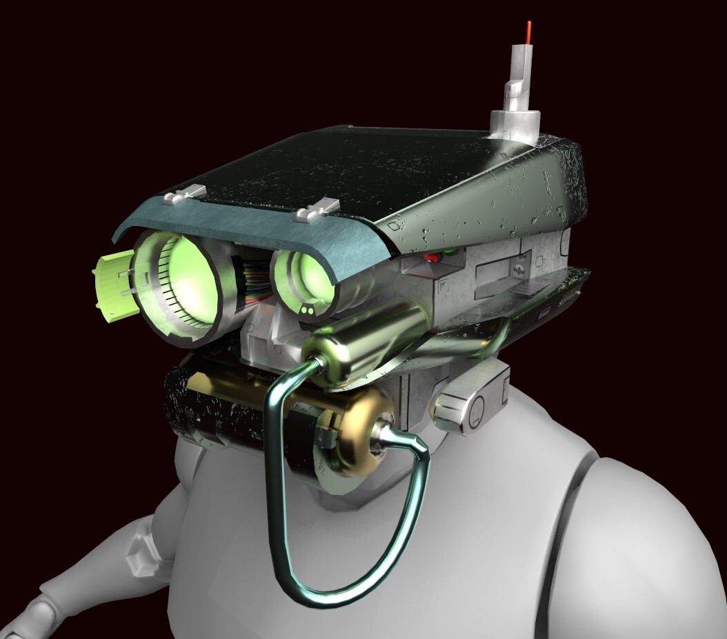 Maddison Newton - Industrial Robot head [Fan-Art]