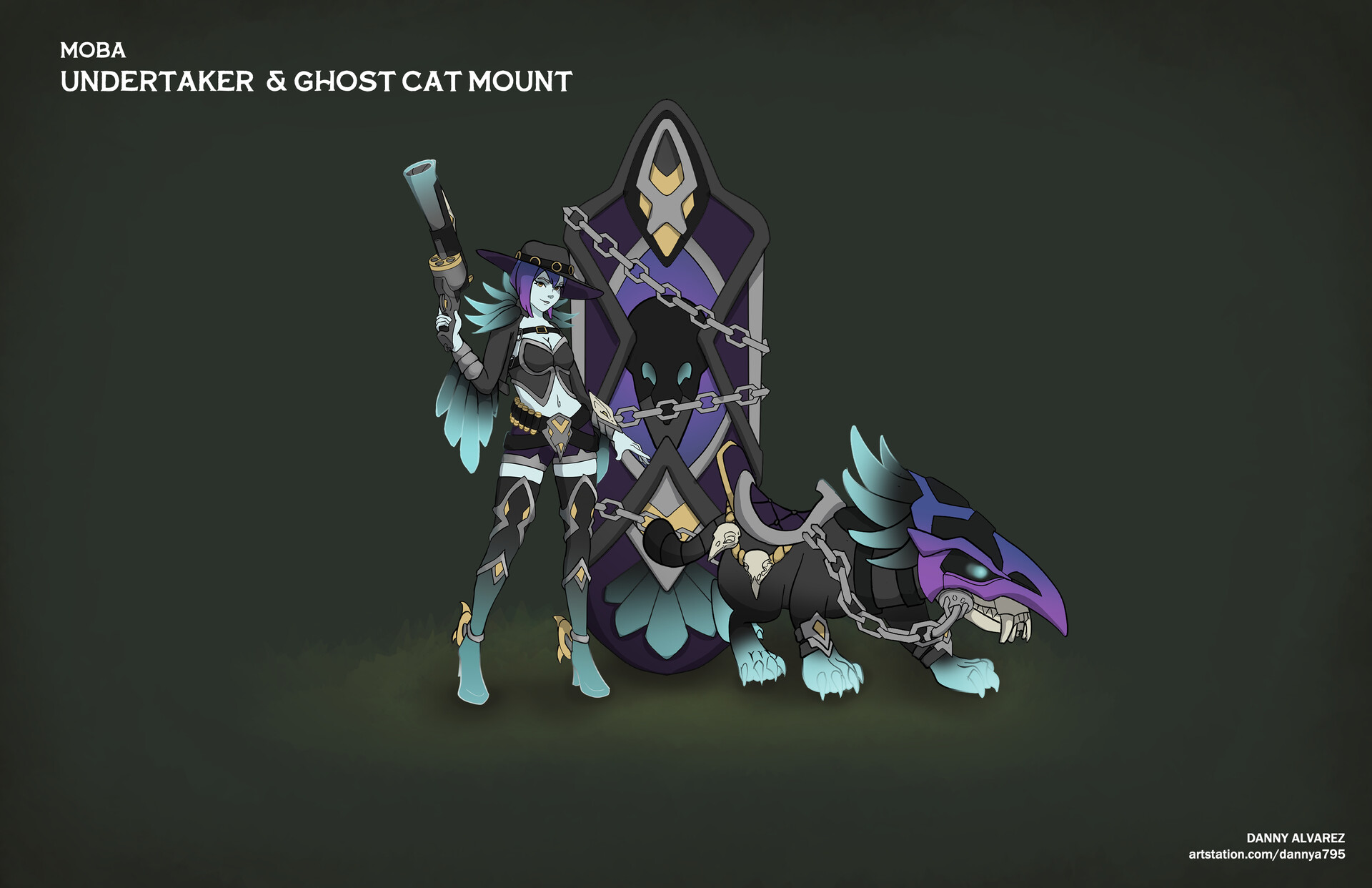 ArtStation - MOBA Character Concept