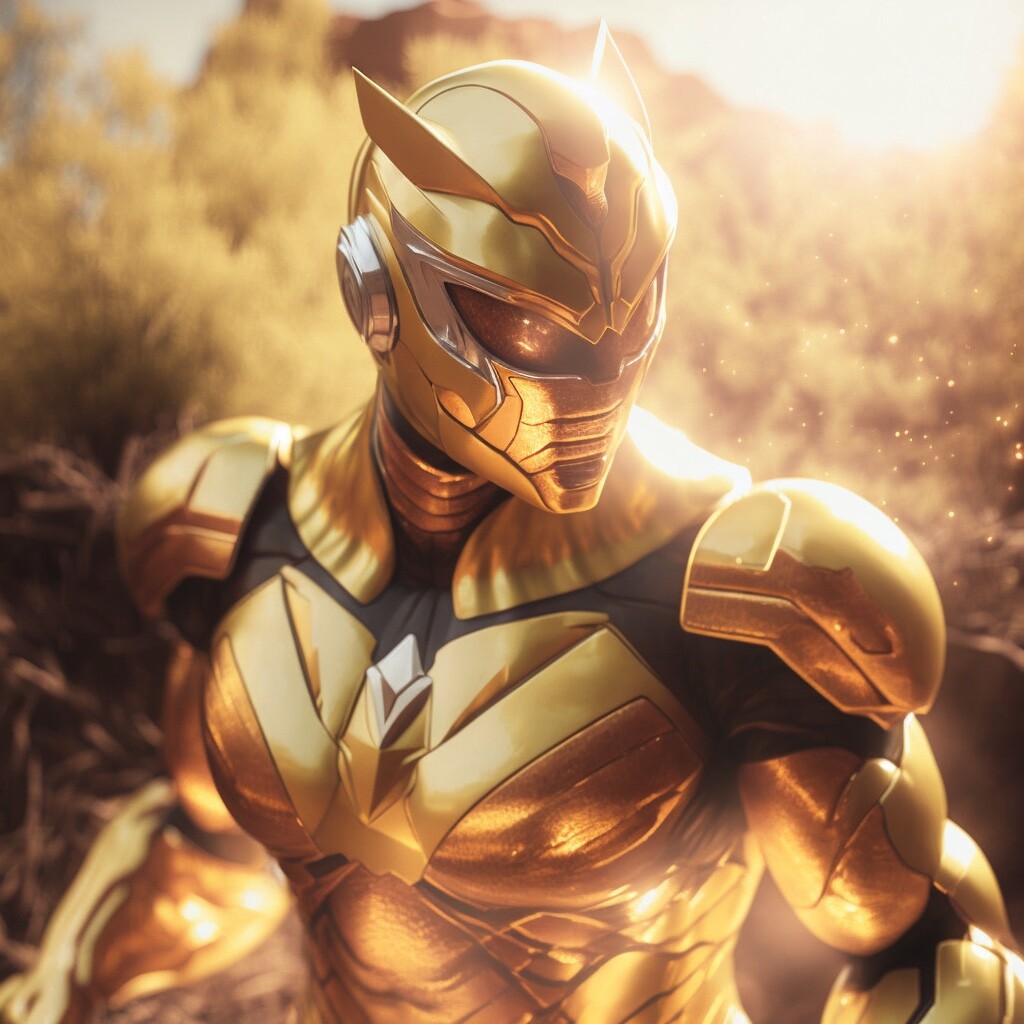 Power Rangers Jungle Fury Gold Ranger