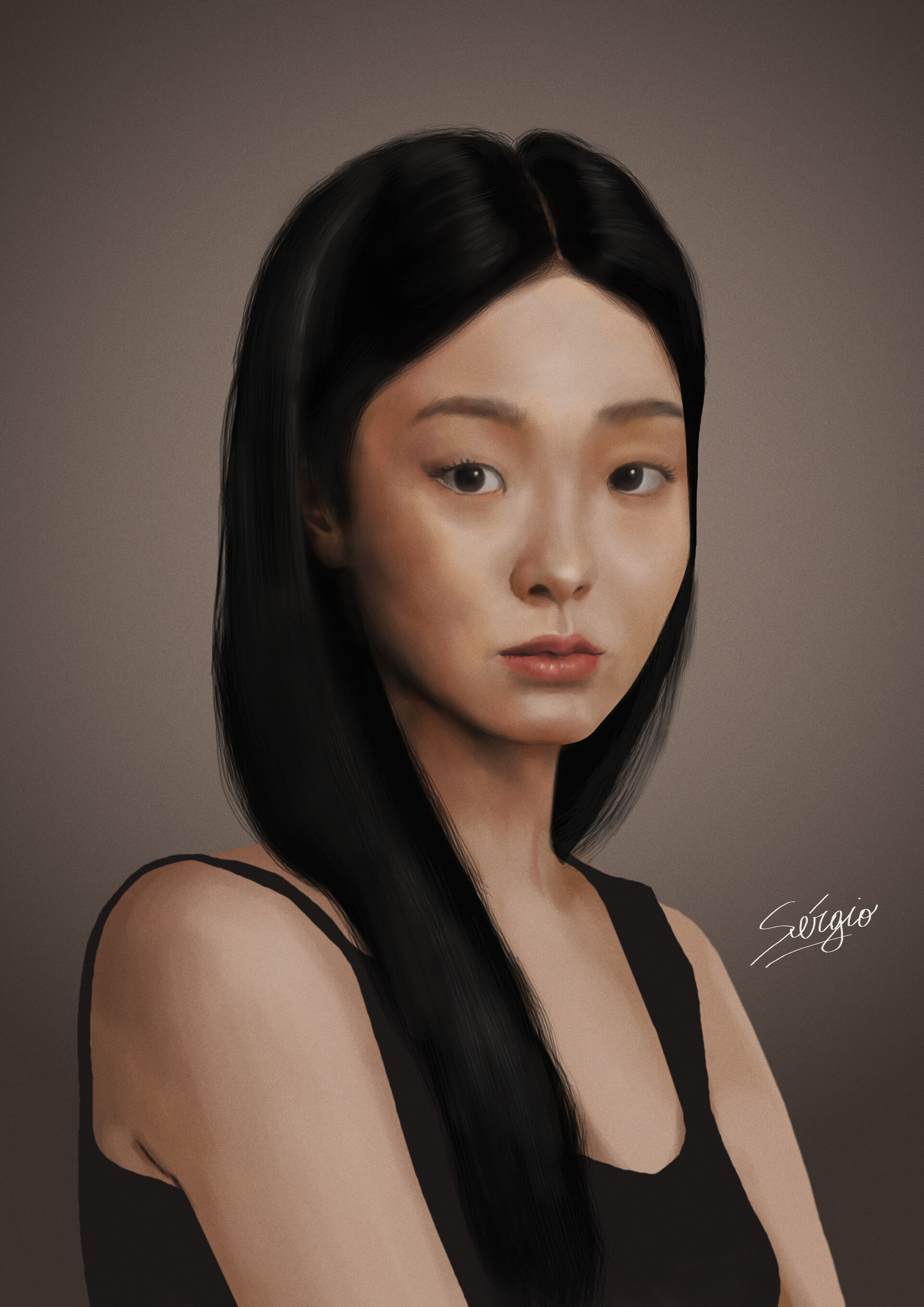 ArtStation - Portrait Kim Da-mi