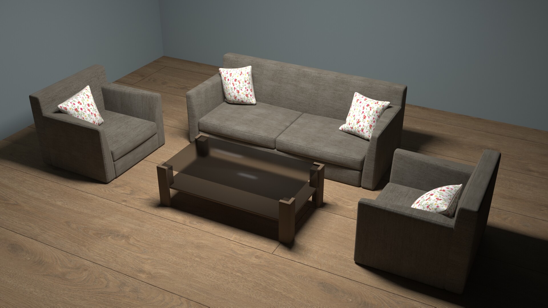 YOMAL RAVINDU LAKRUWAN - Modern Sofa Set -3D Model