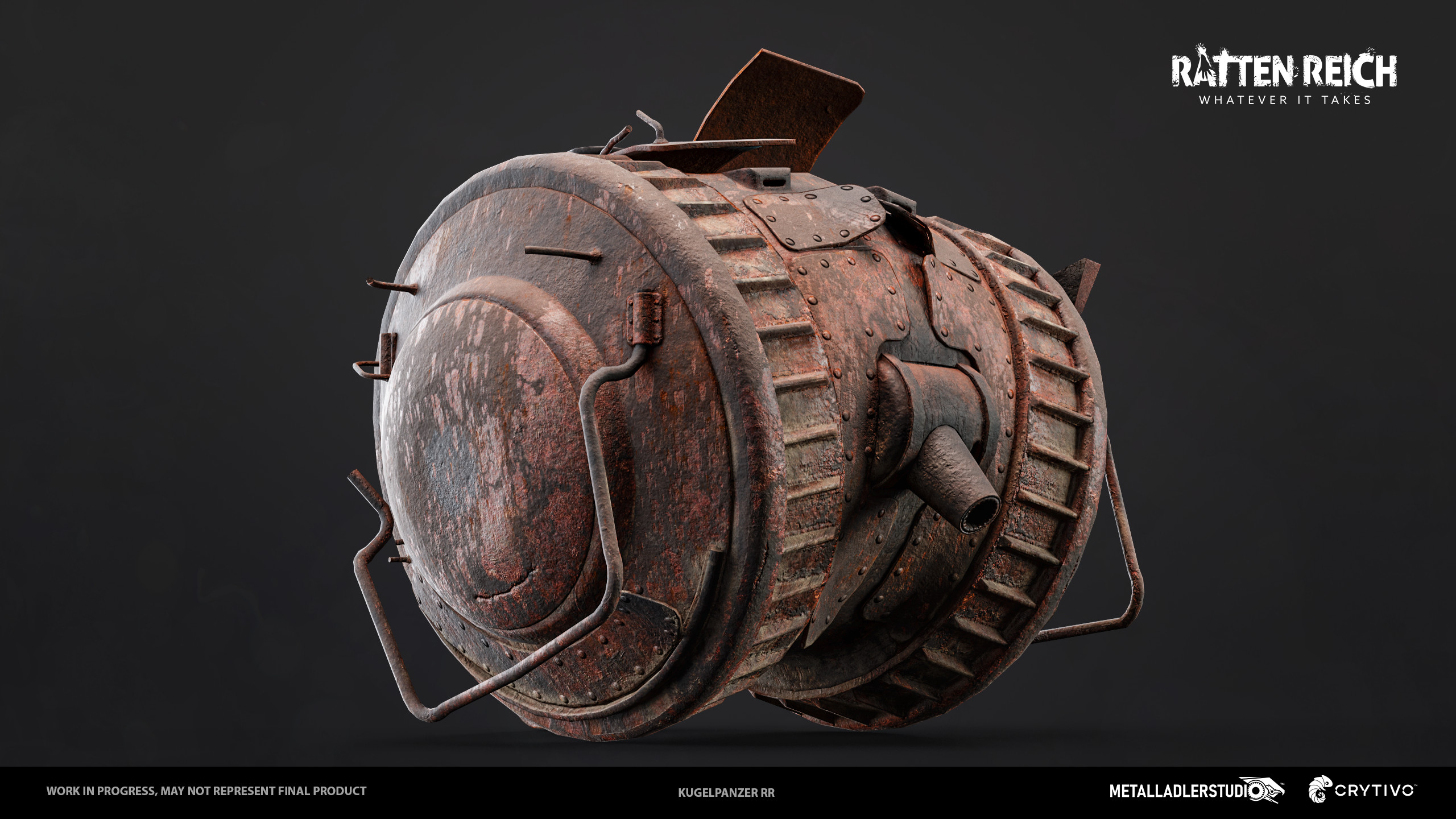 METALLADLERSTUDIO LLC - Kugelpanzer tank. The Rats combat mini-tank.