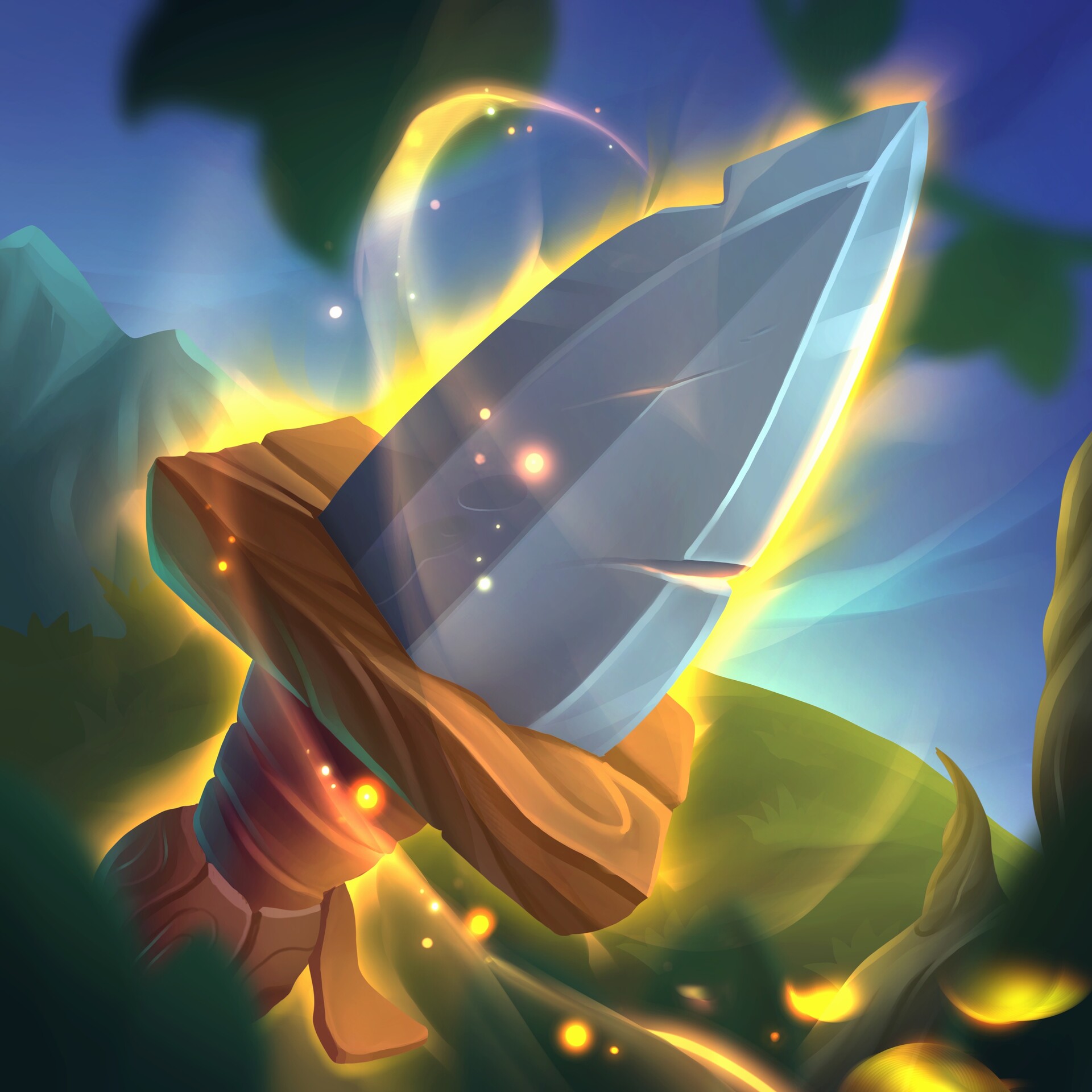 ArtStation - A small blade of light