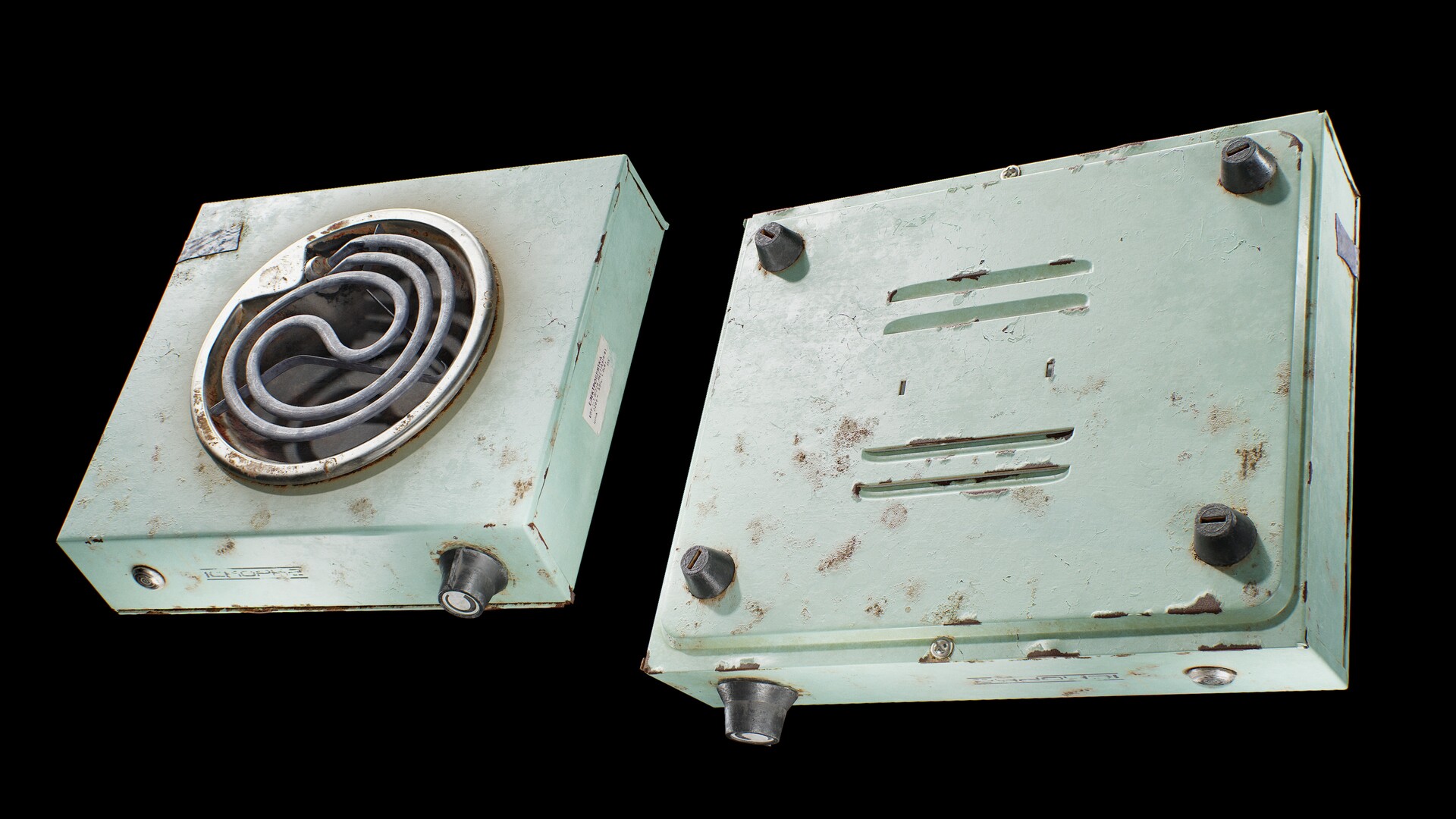 Games Artist - Old Electric Stove - Prop Breakdown - Danyil Kolesnyk