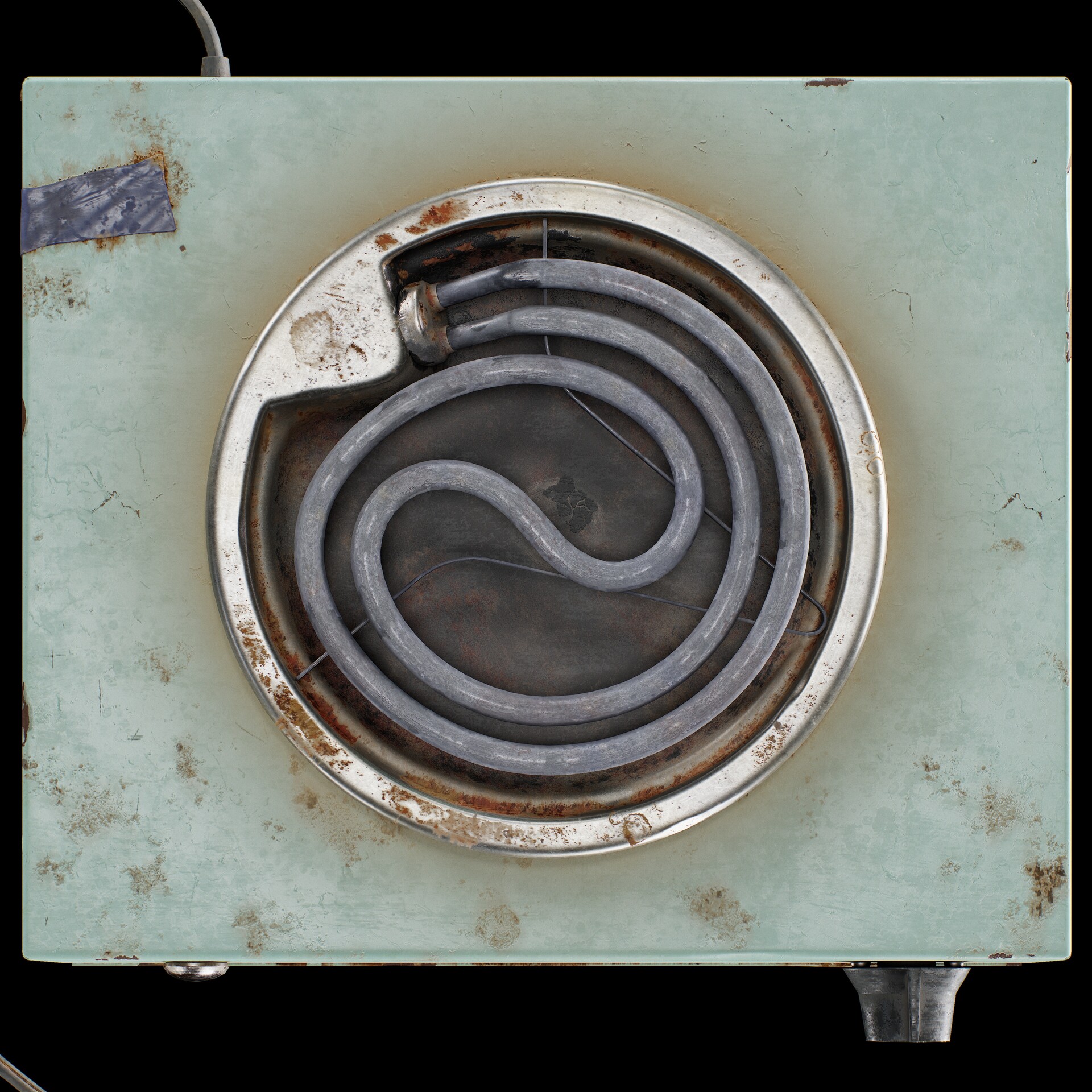 Games Artist - Old Electric Stove - Prop Breakdown - Danyil Kolesnyk