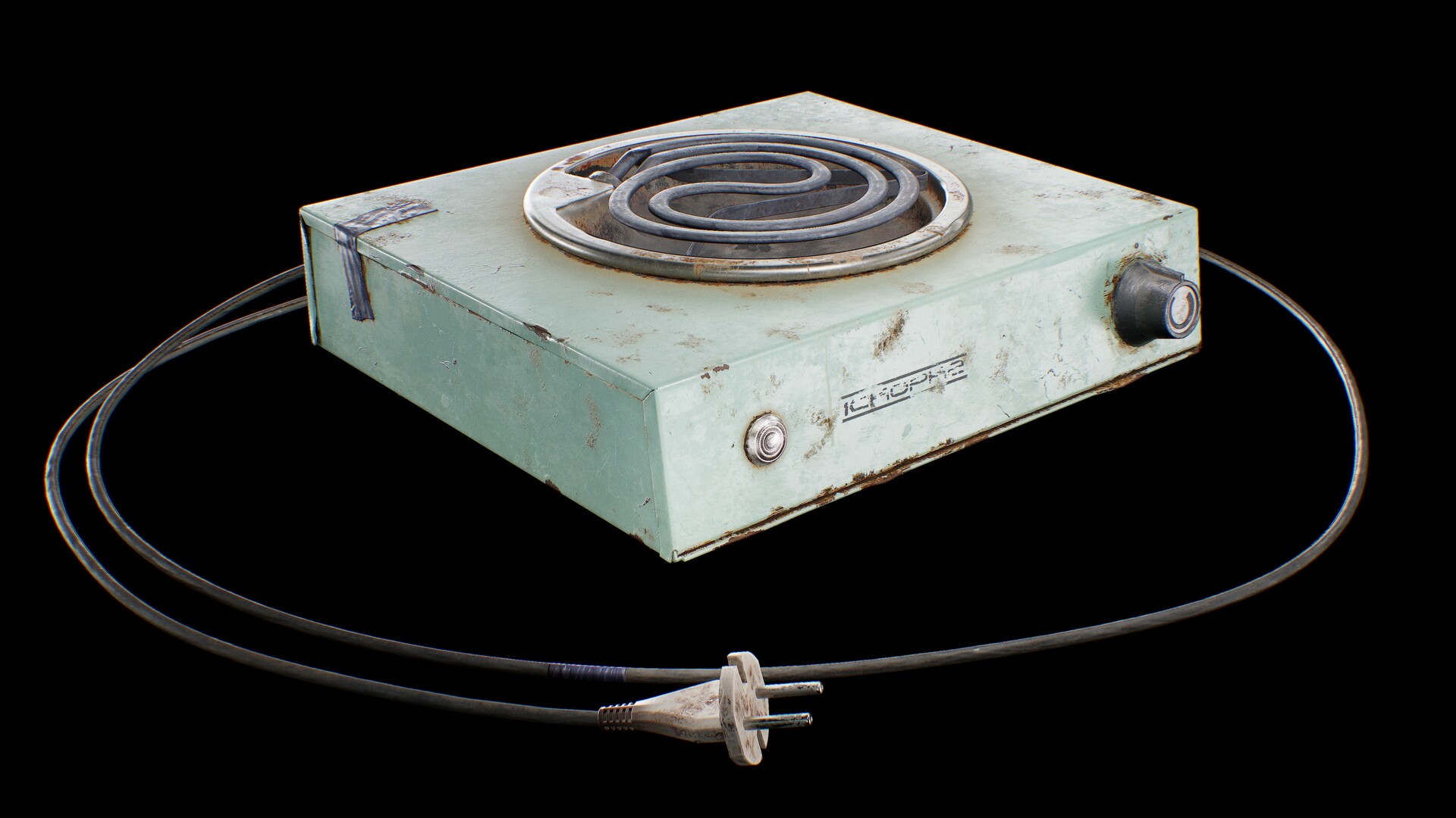 Games Artist - Old Electric Stove - Prop Breakdown - Danyil Kolesnyk