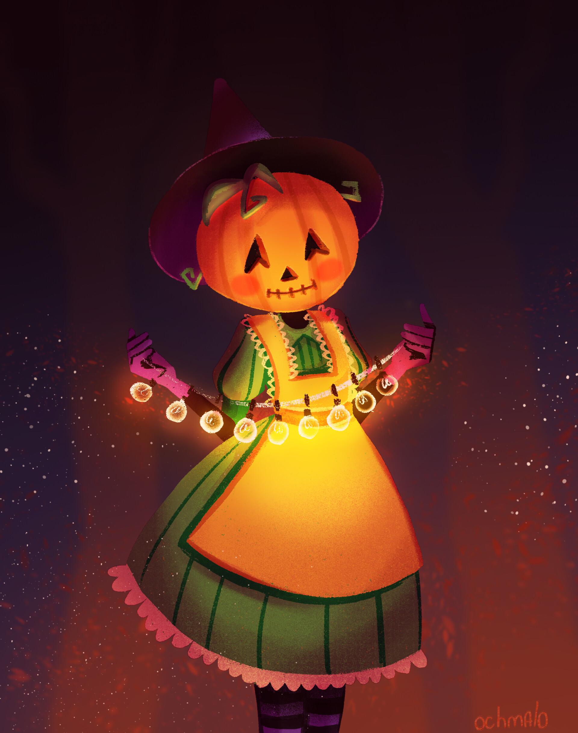 ArtStation - Pumpkin girl