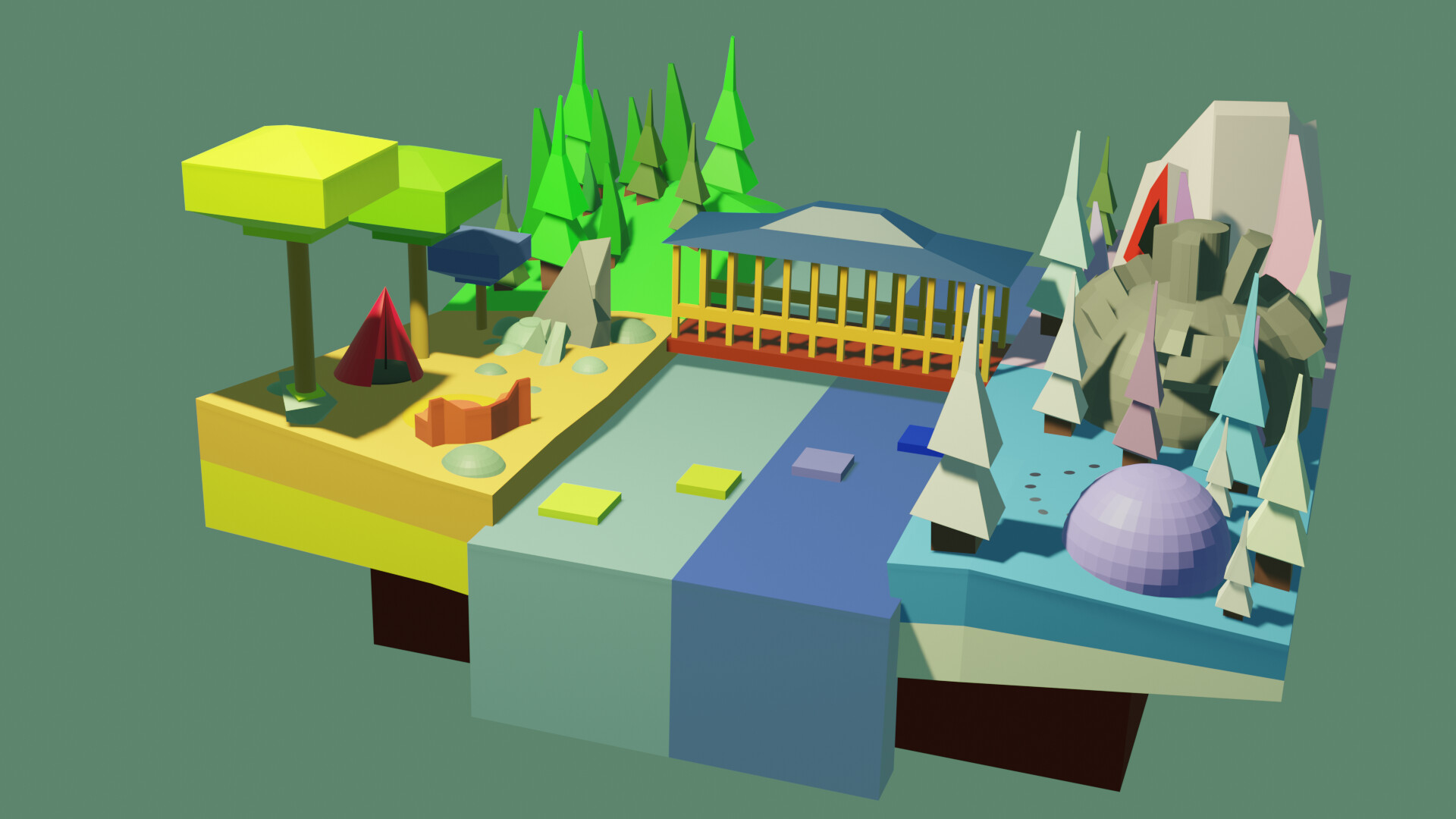 ArtStation - Low Poly - Blender