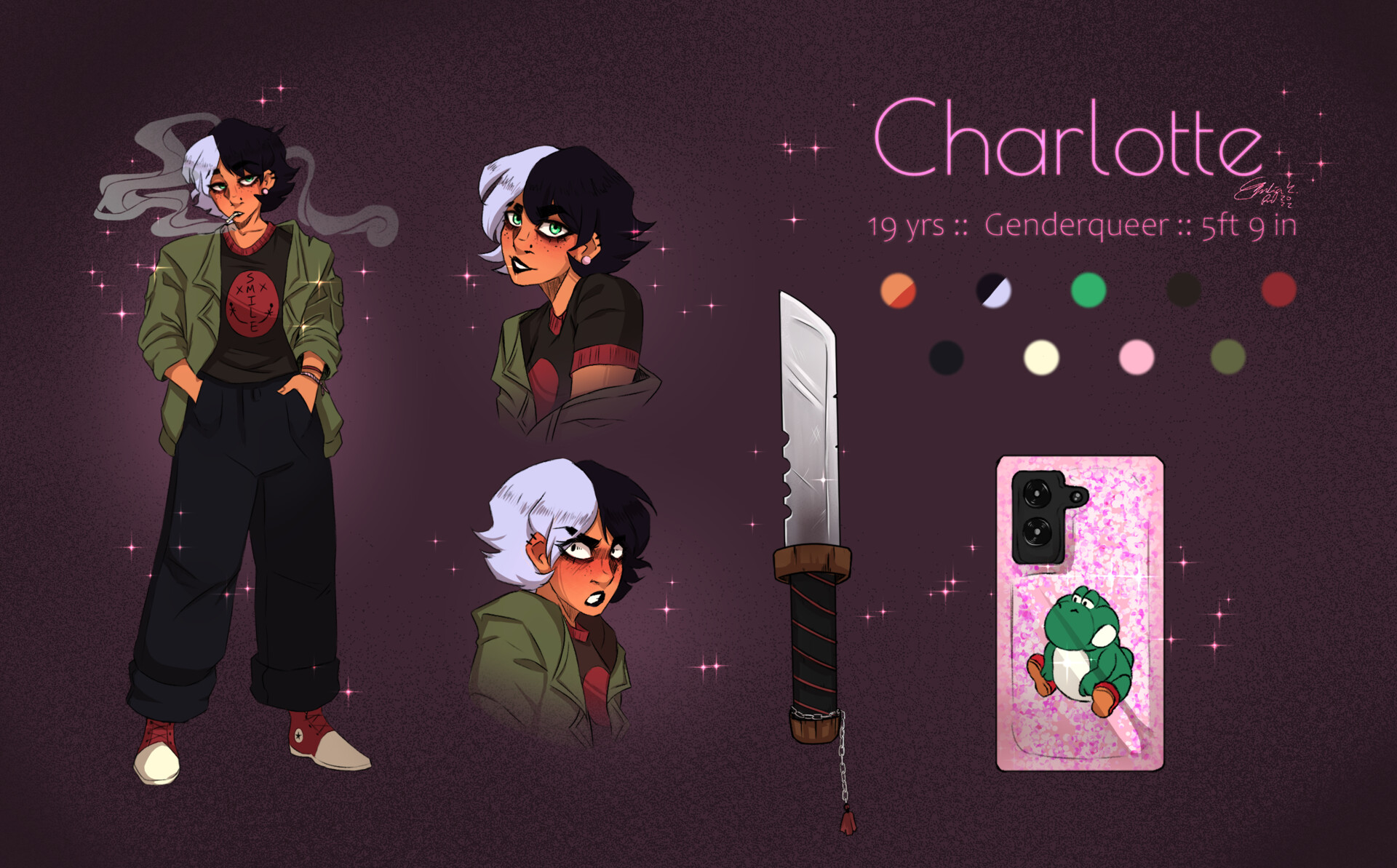 ArtStation - Charlotte Character Sheet
