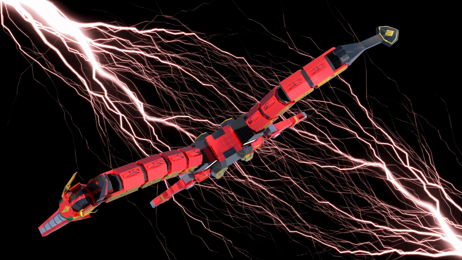 Alvaro Rodriguez - Red Dragon Thunderzord / Mythical Qi Beast RyuseiOh