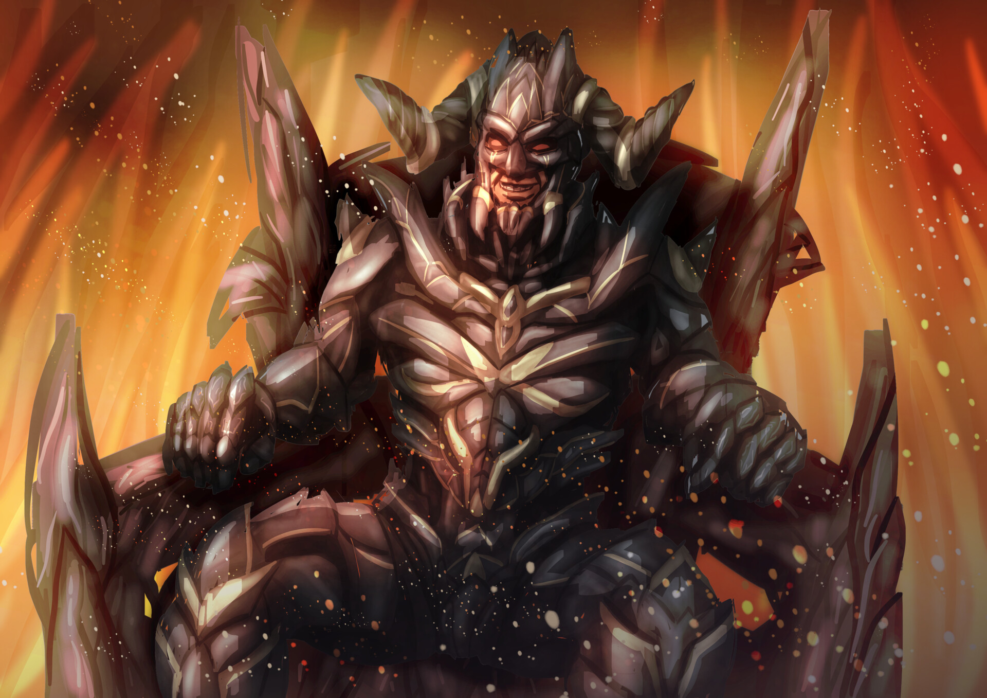 ArtStation - banaspati, fire ghost