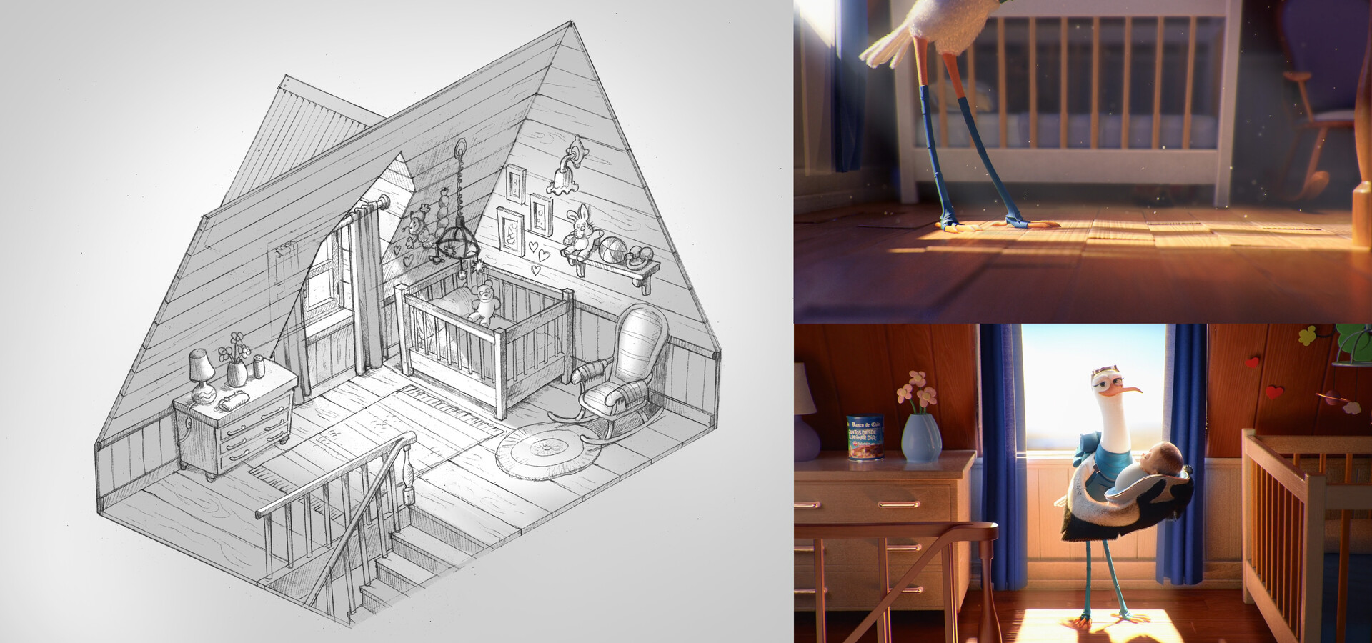 ArtStation - BCH Storks Sets Design