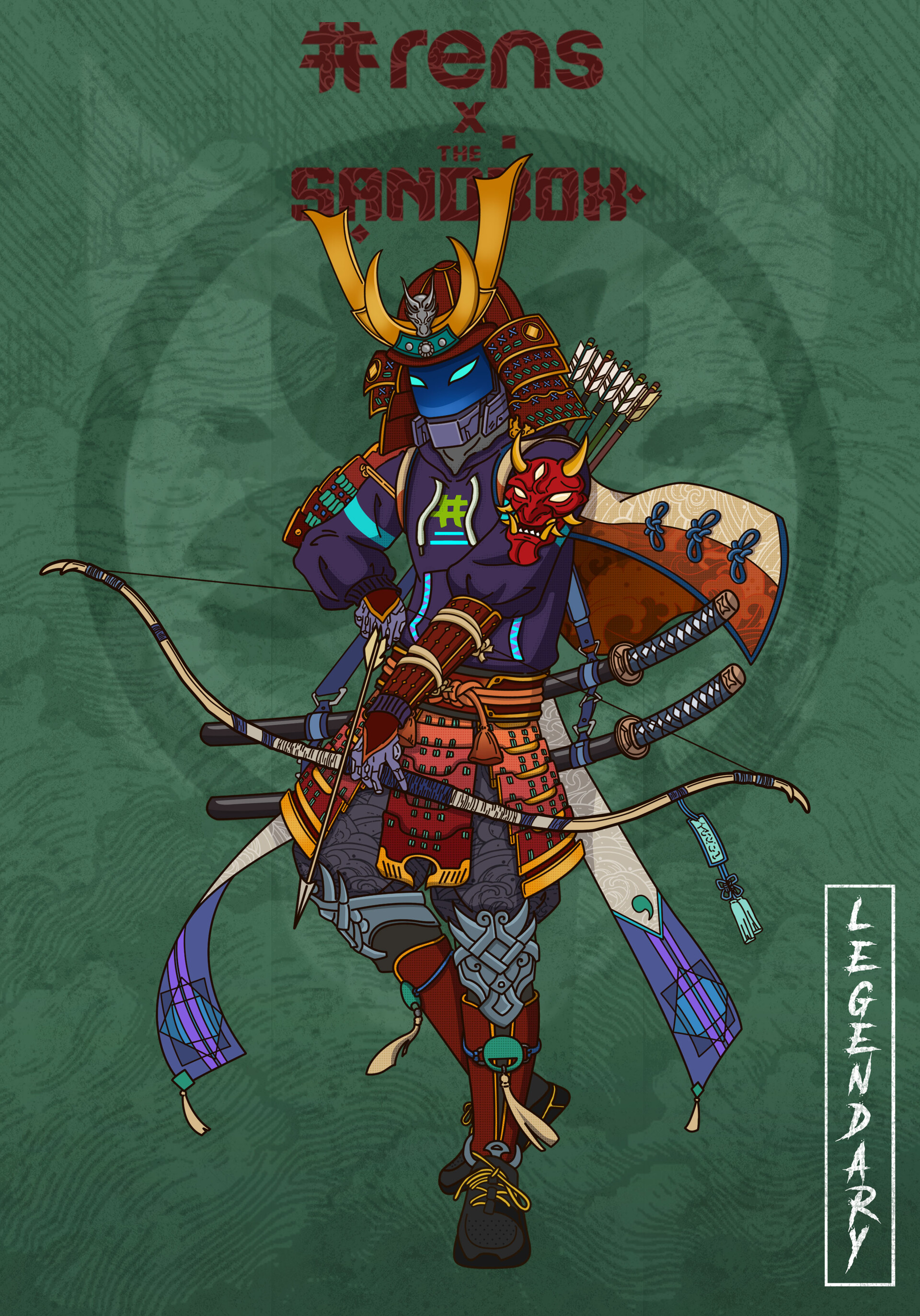 ArtStation - Rens x Sandbox - NFT Legendary art