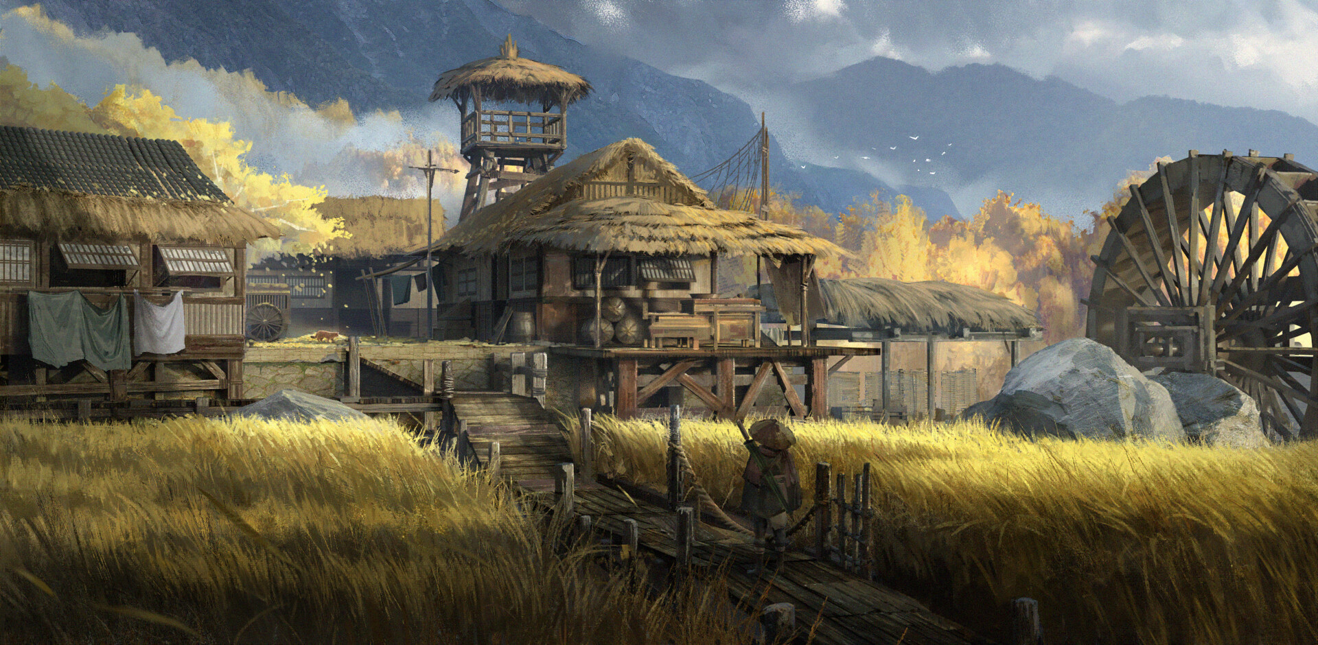 ArtStation - Small village