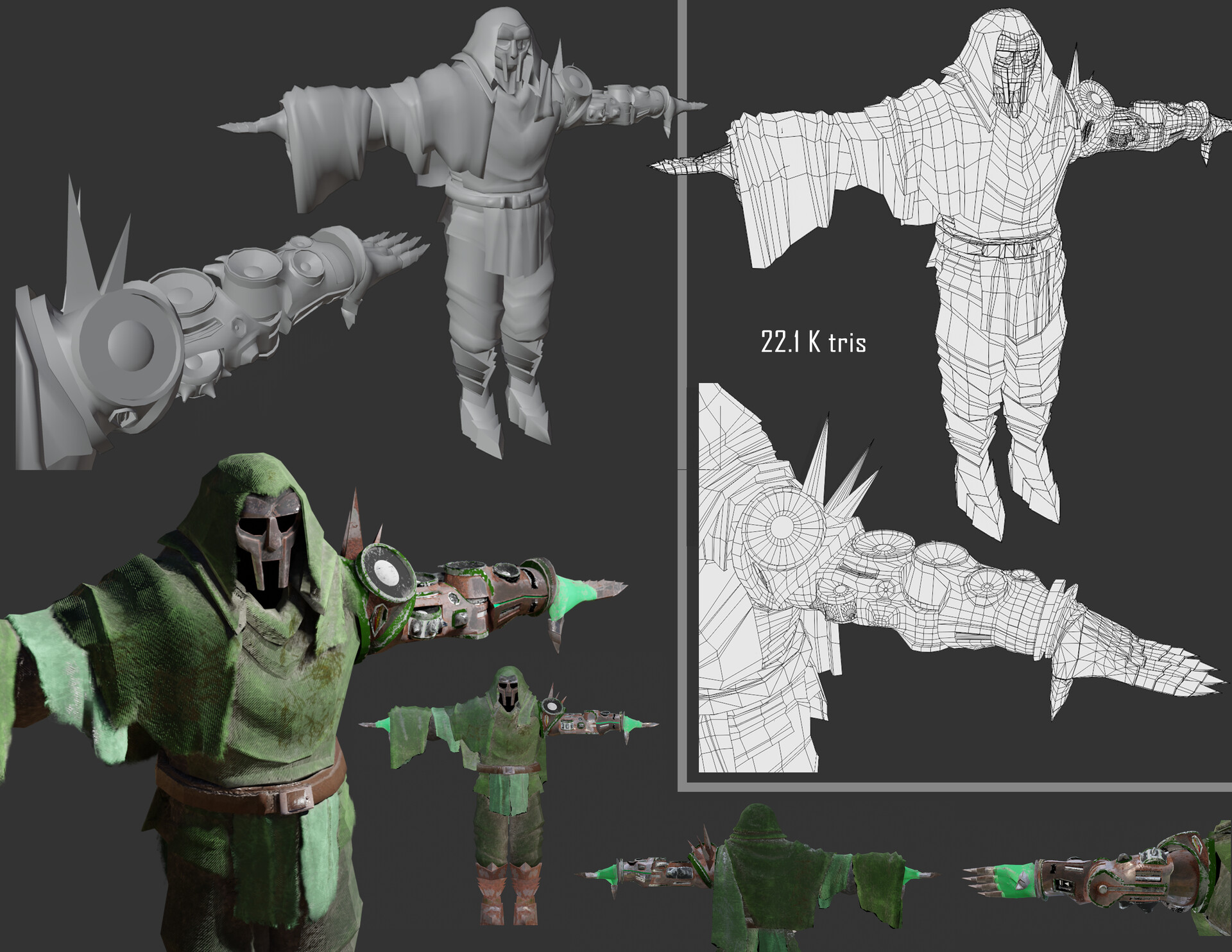 ArtStation - MF DOOM - Doomilation Model Concept