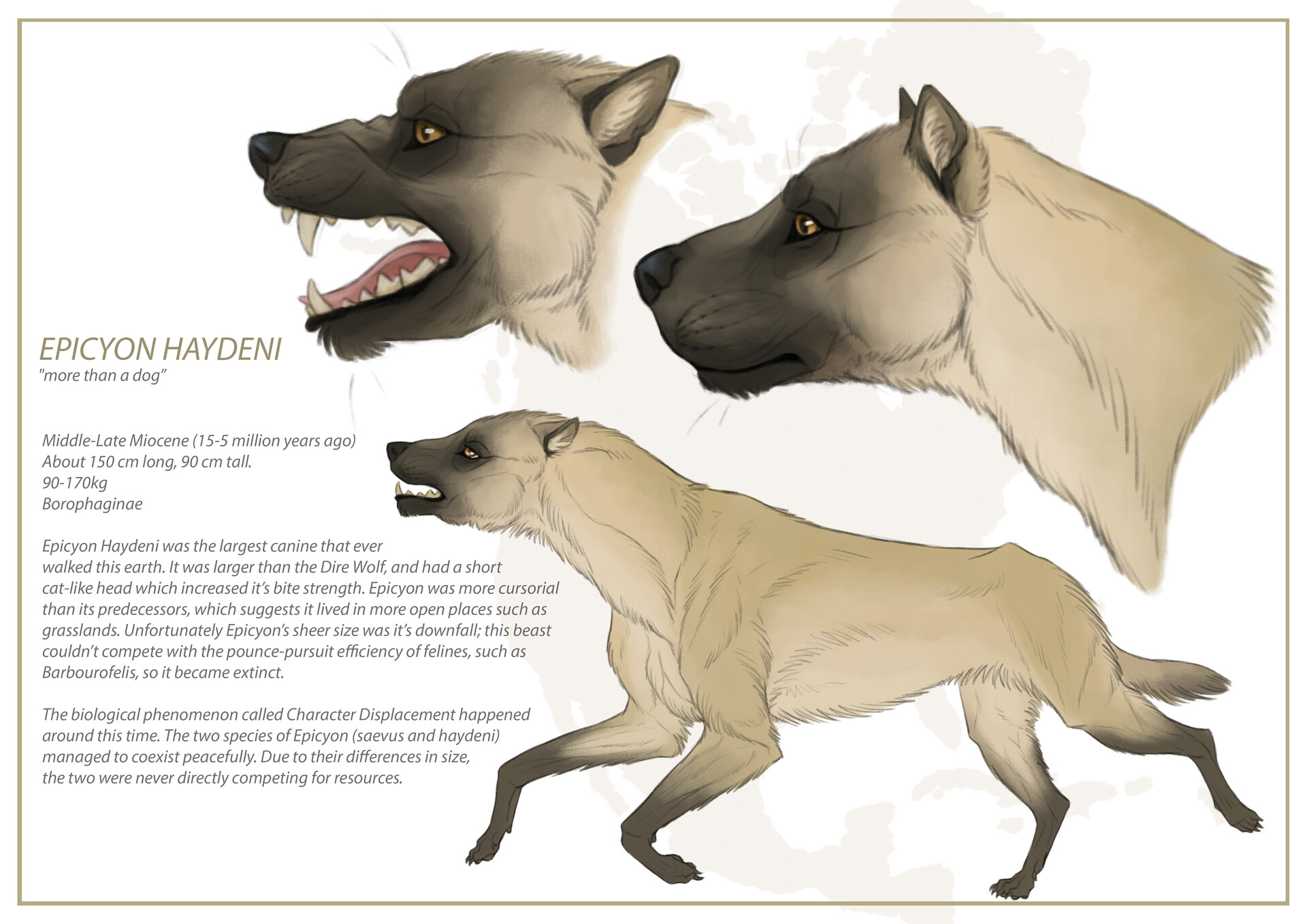 Epicyon Vs Dire Wolf Last Post Of 2021! I Think It Is Fitting Too,