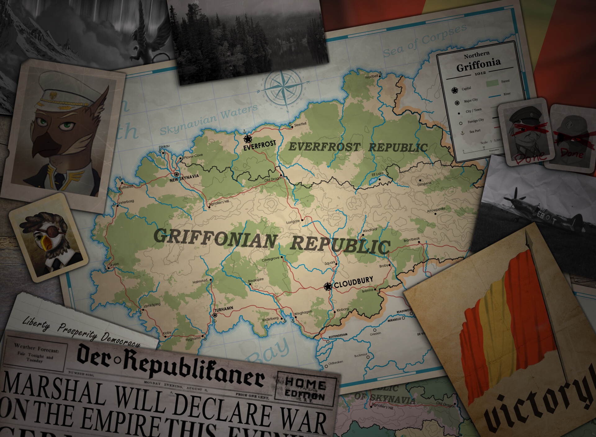 ArtStation - North Griffonia map spe