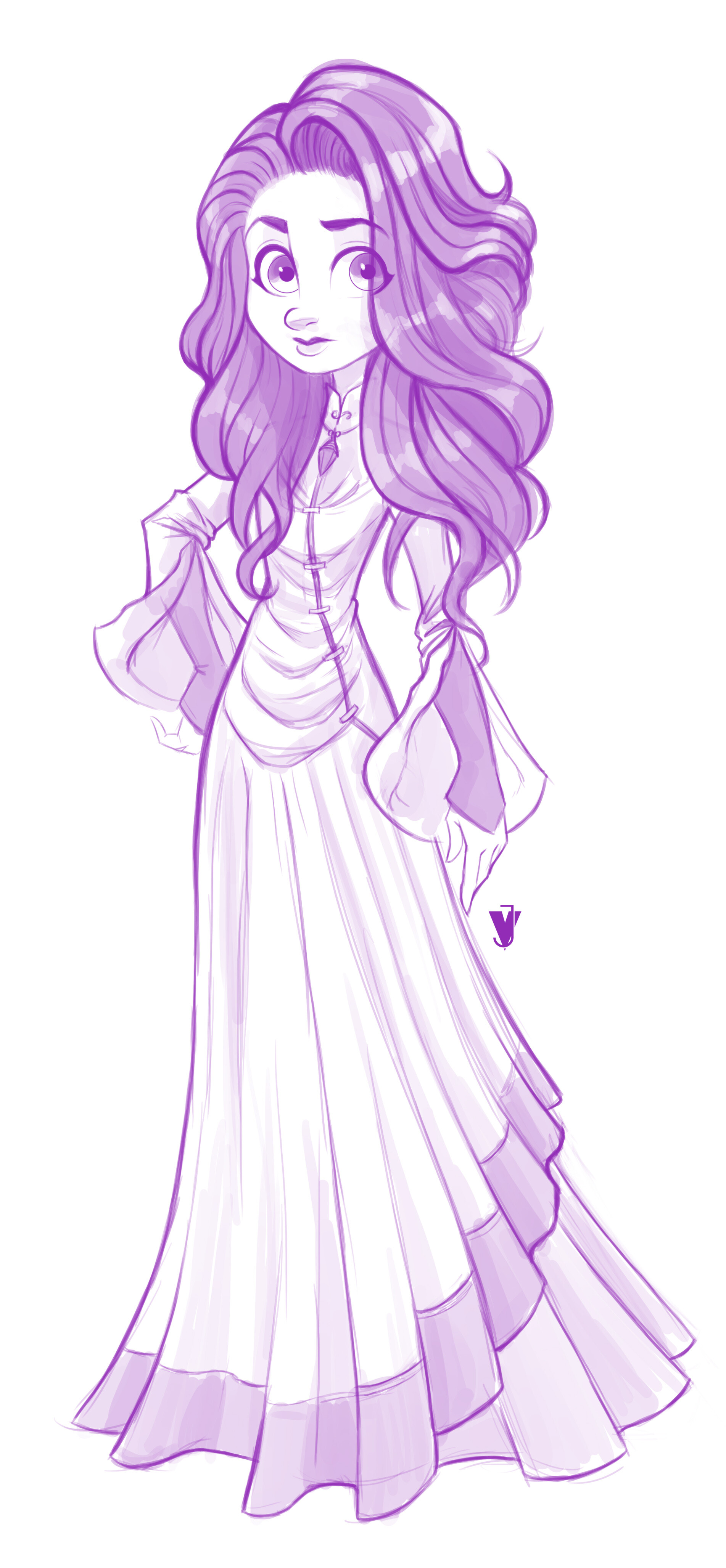 ArtStation - commission - full body - sketch