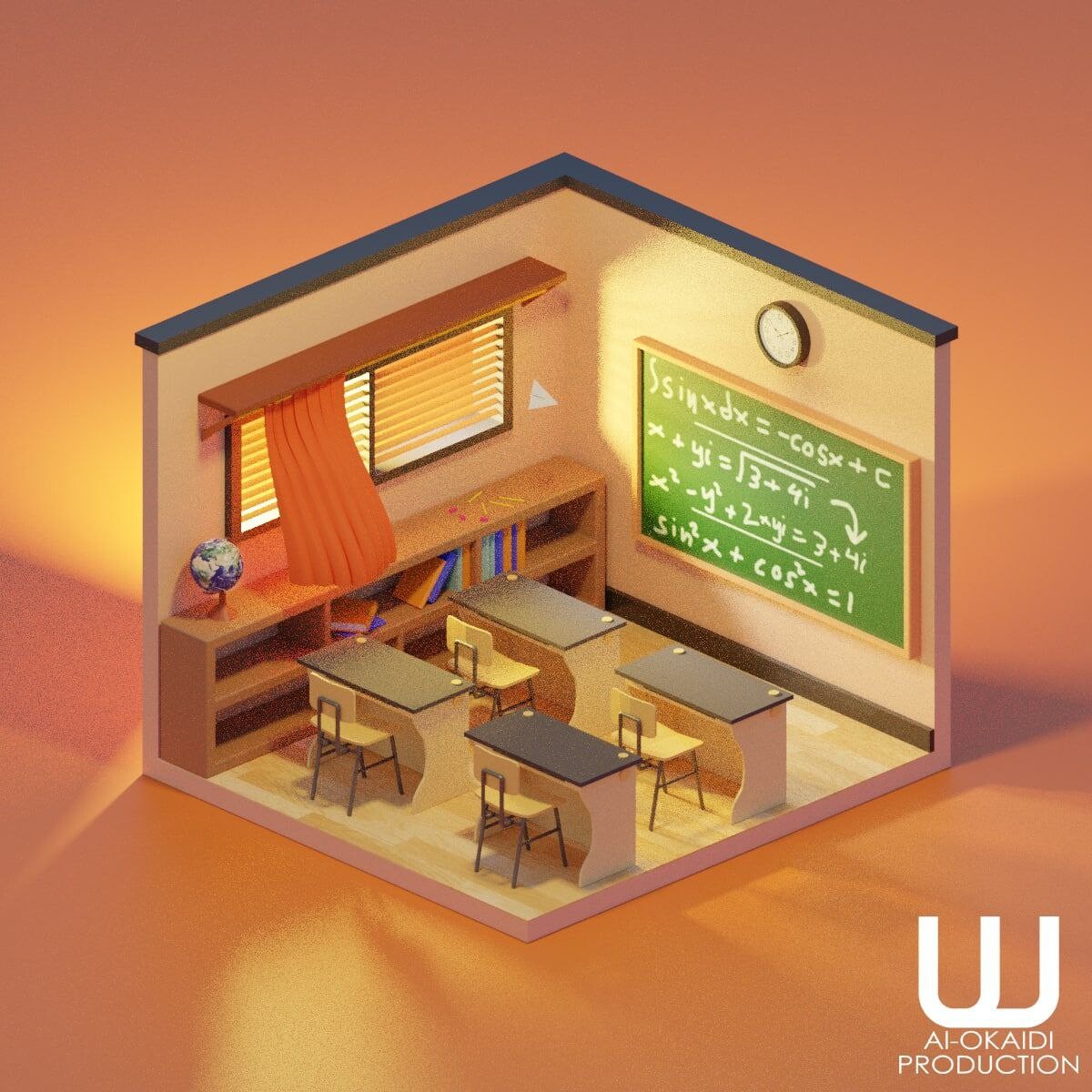 ArtStation - class room