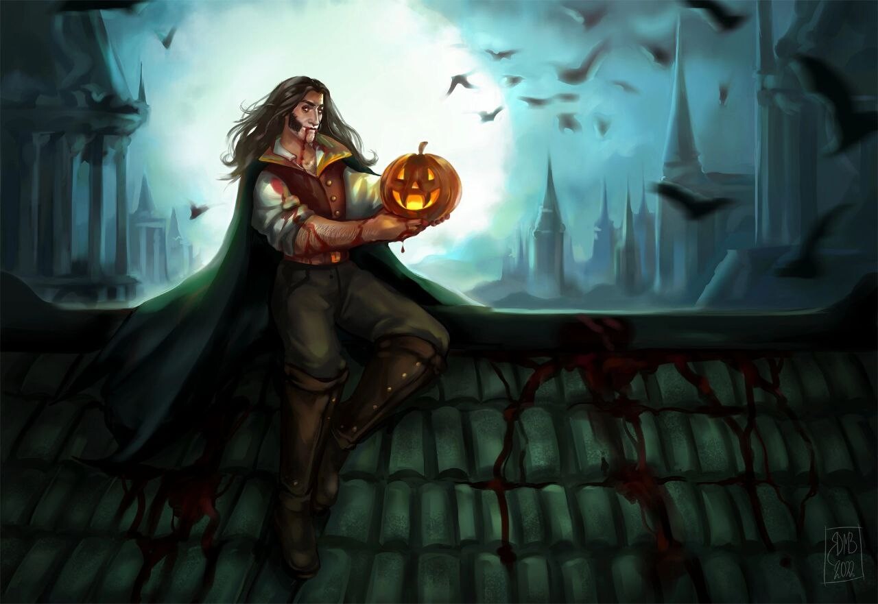 ArtStation - Halloween vampire commission