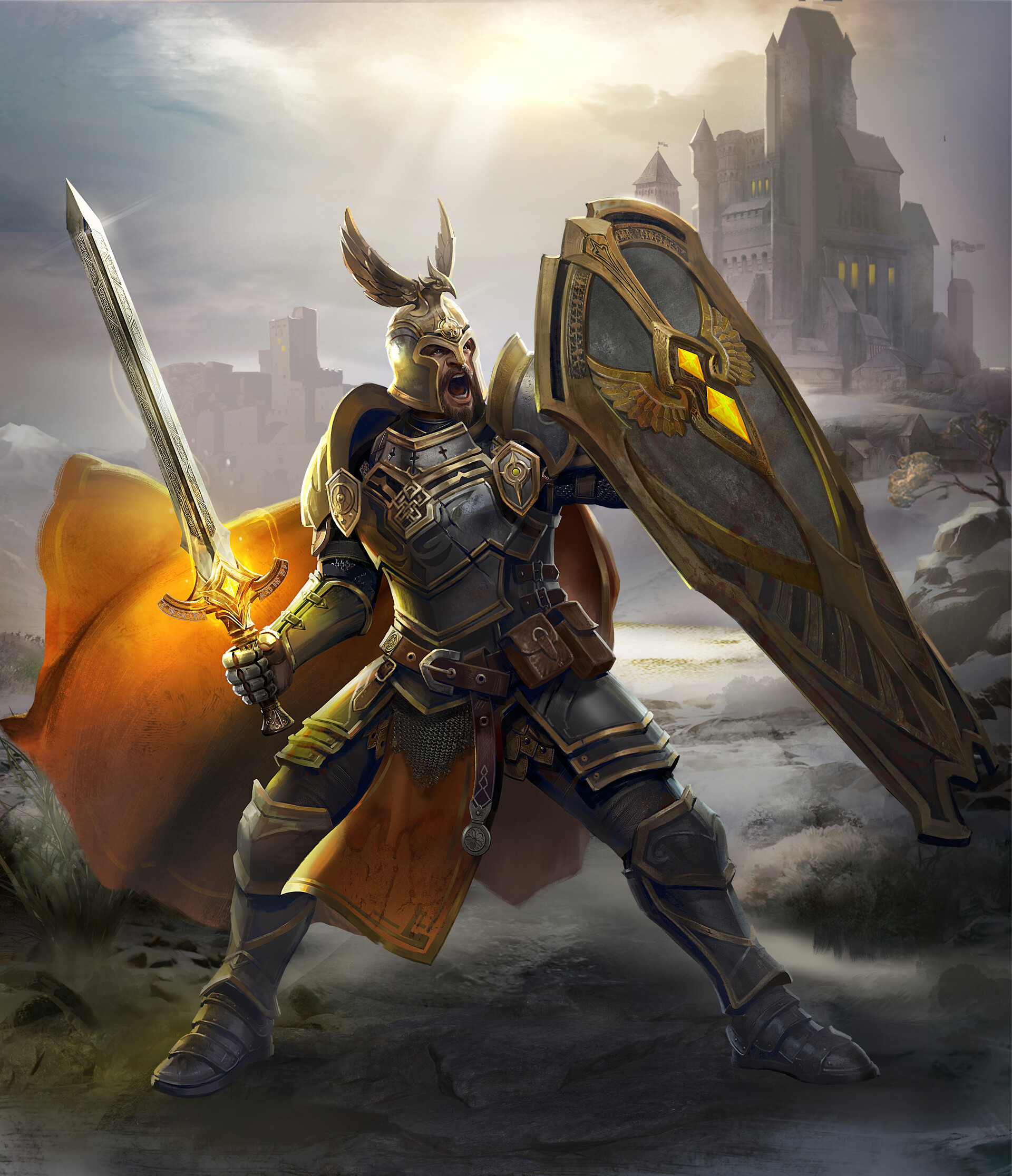 ArtStation - human warrior