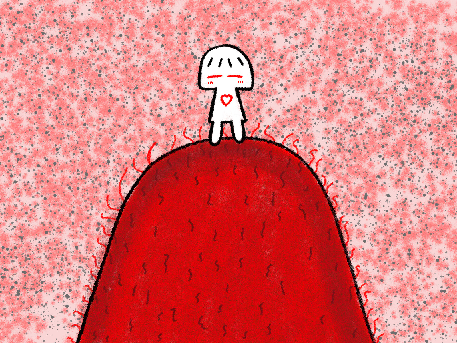 ArtStation - Don't Touch The Red Lump (Artwork)