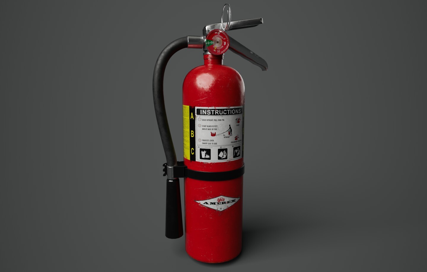 ArtStation - Fire Extinguisher Prop