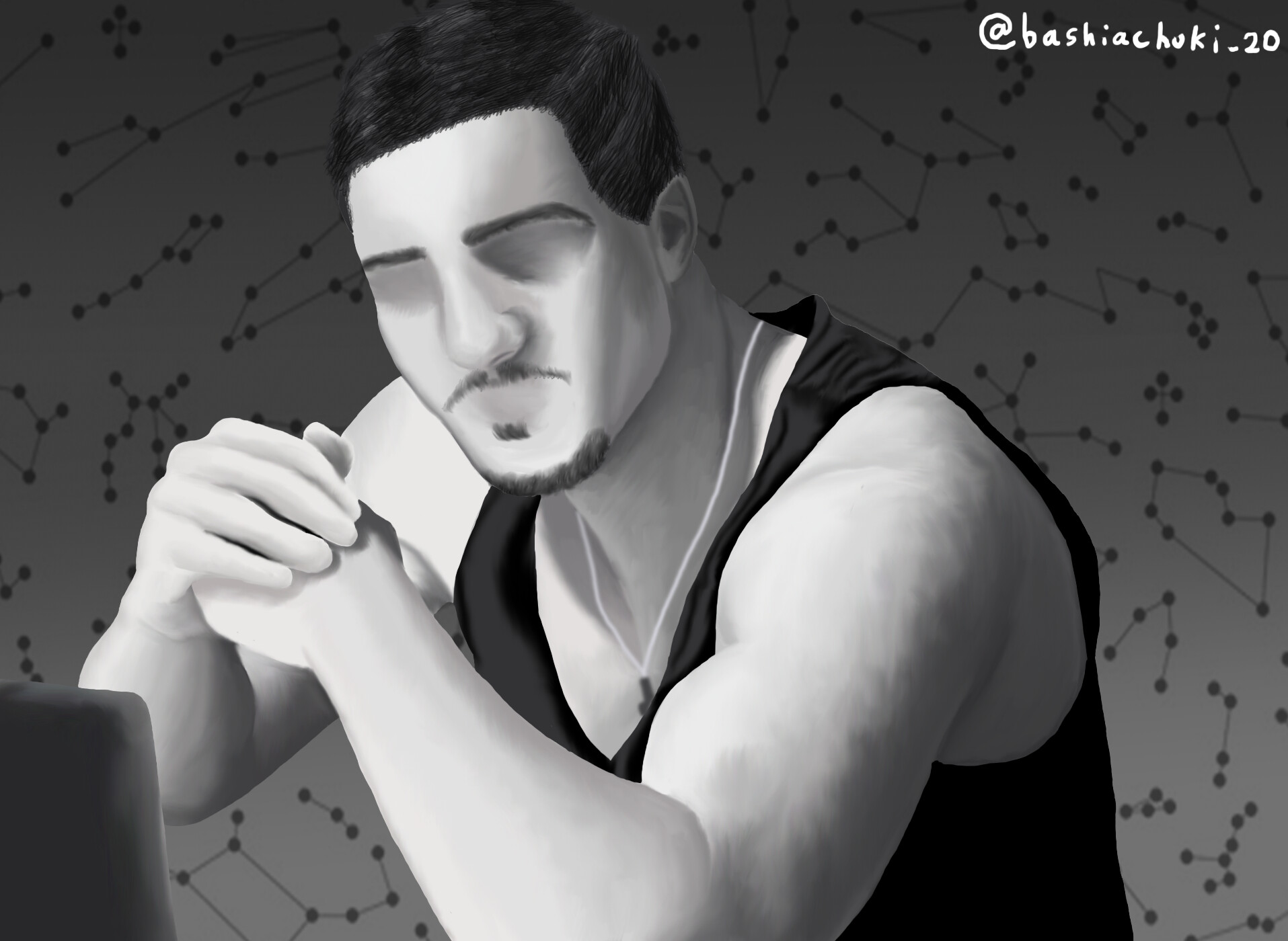 ArtStation - Faceless bodybuilder