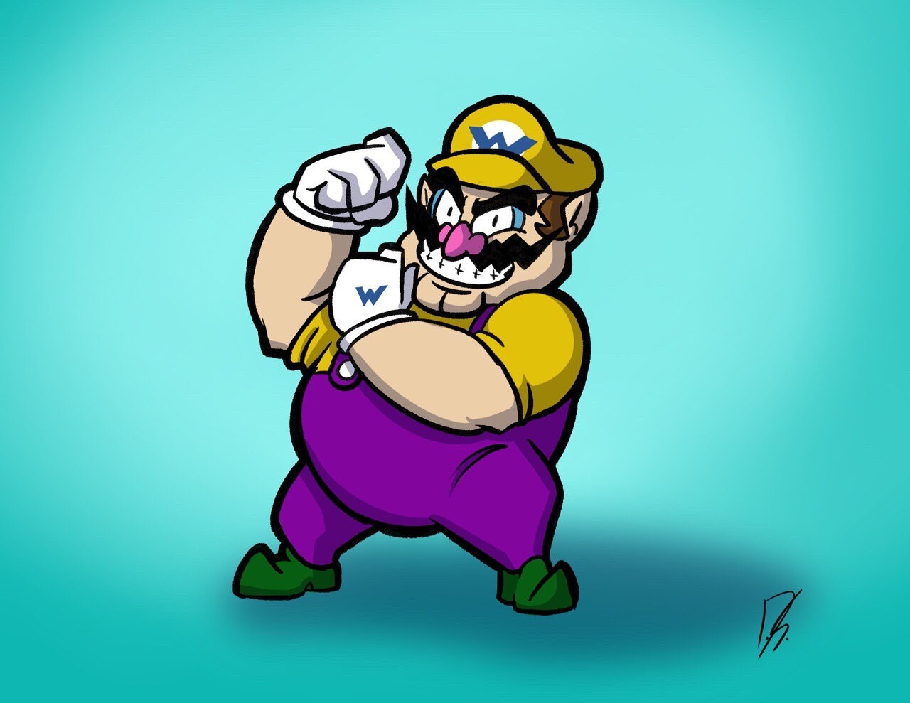 ArtStation - Wario fan art