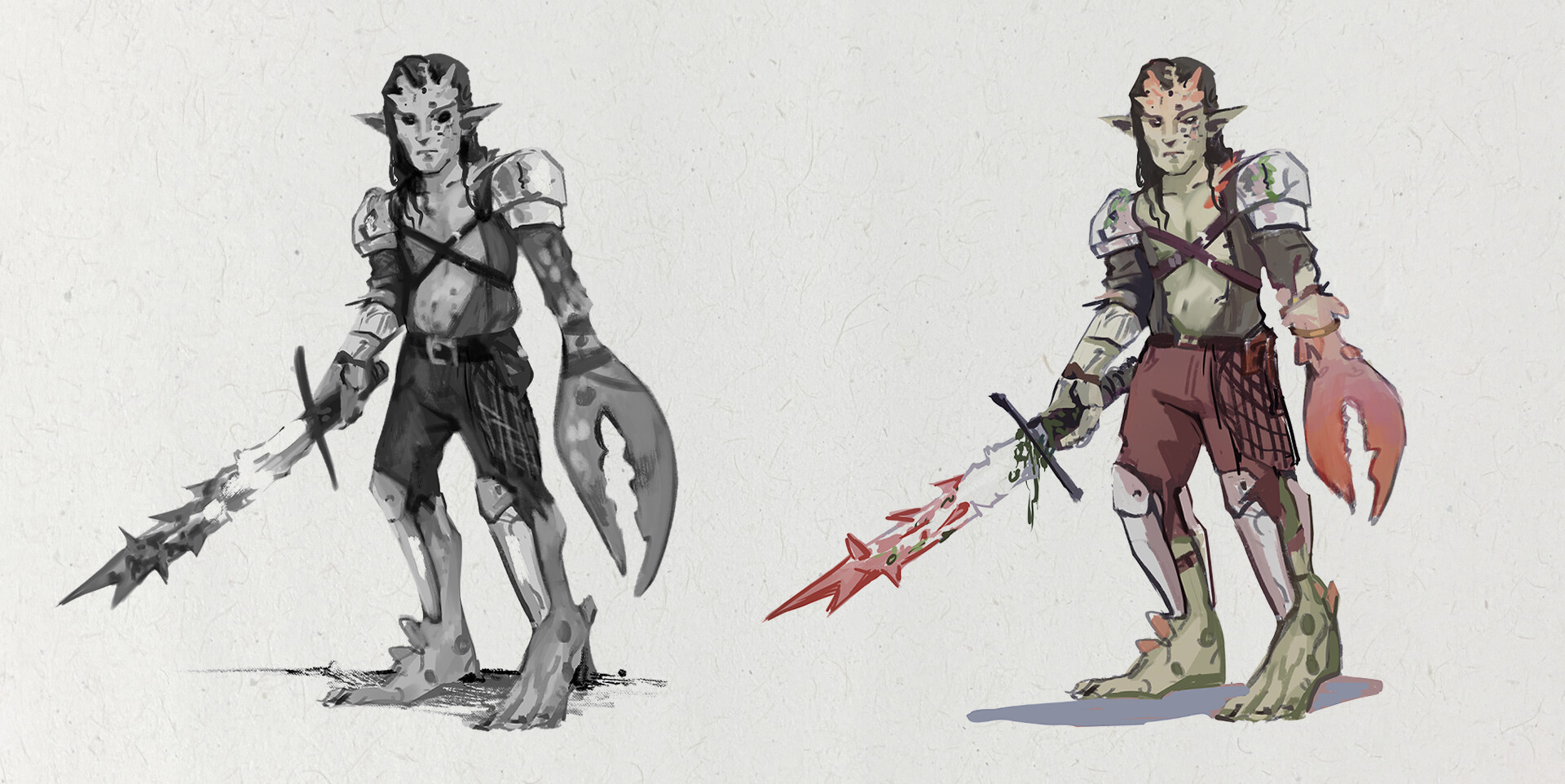 goblin hunter - character concept by Gabriela Pelc