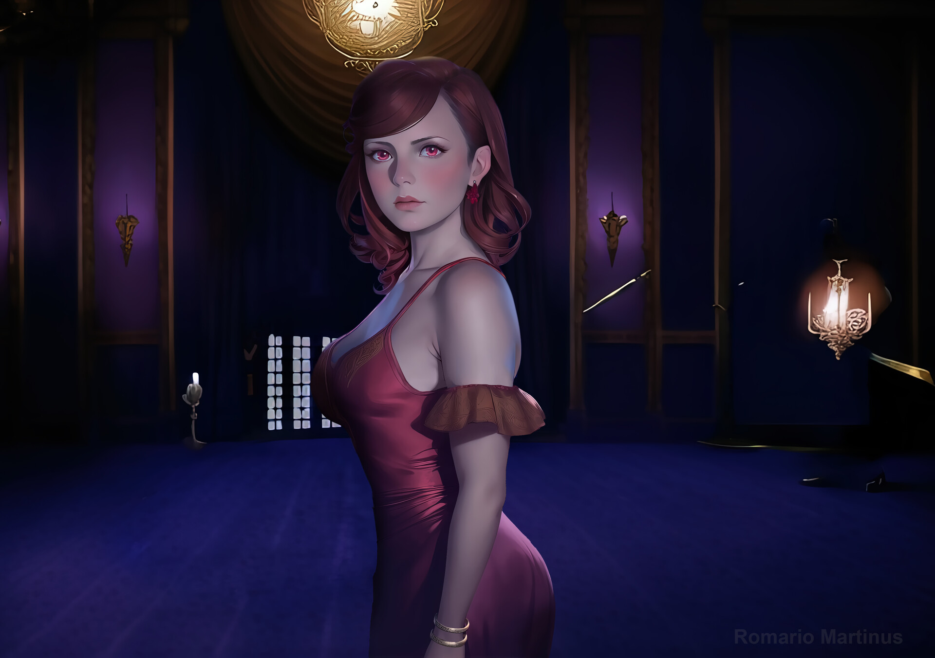 ArtStation - Girls Ballroom Party