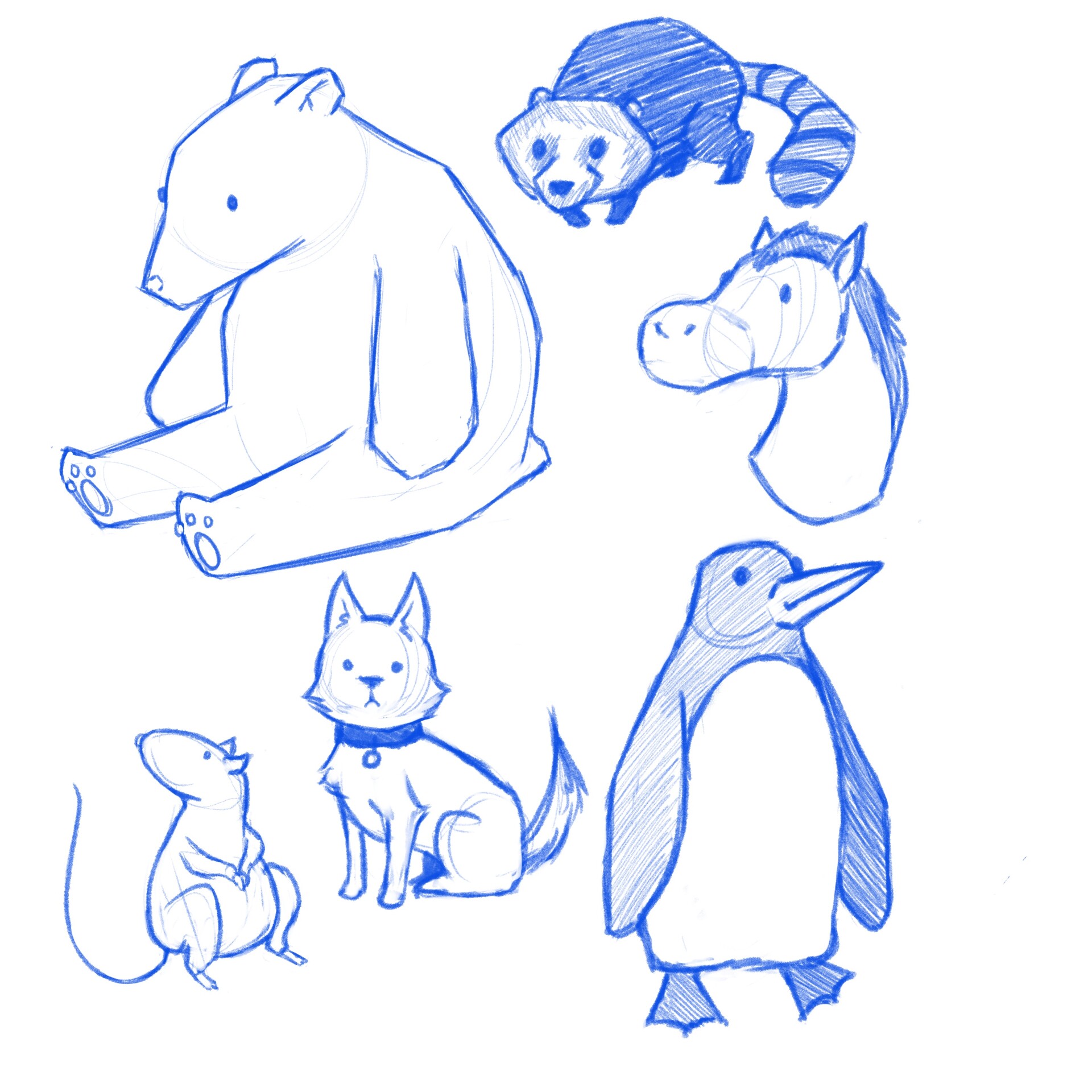ArtStation - Animal Sketches
