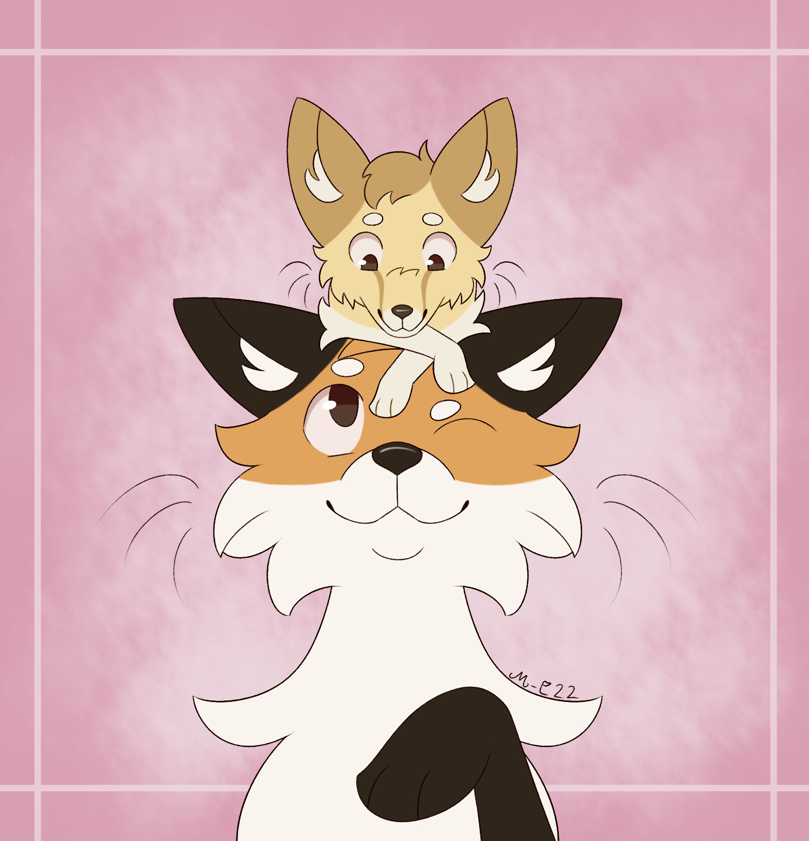 ArtStation - Two Foxes 2022 Redraw